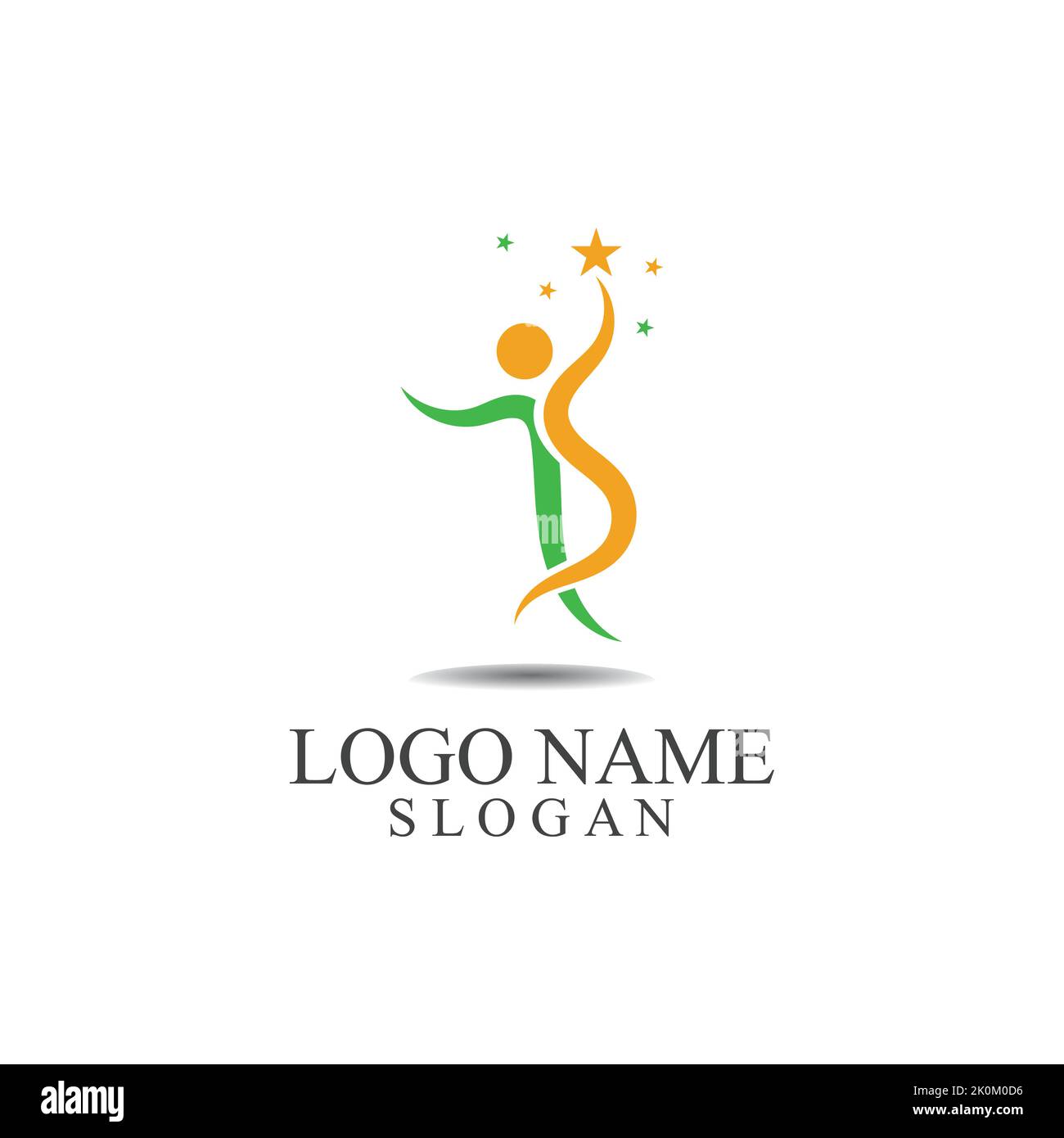 human people success people care logo and symbol template Stock Vector ...