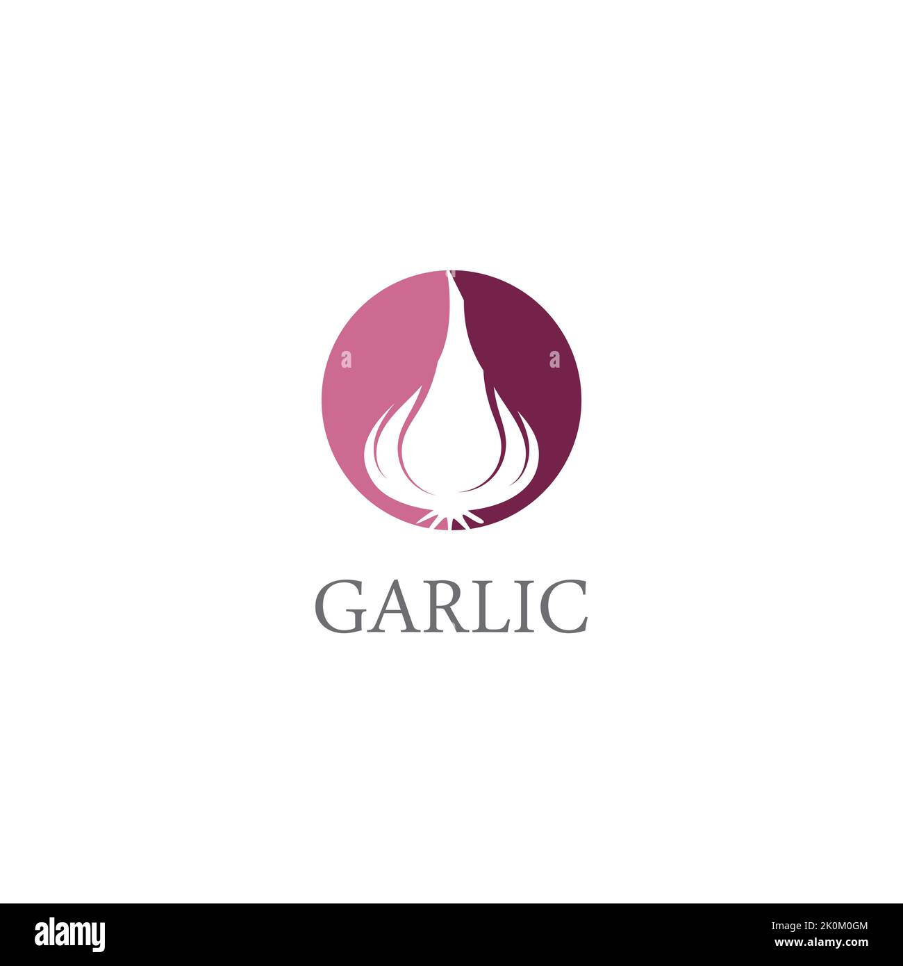 Garlic logo icon symbol design vector illustration Stock Vector Image ...