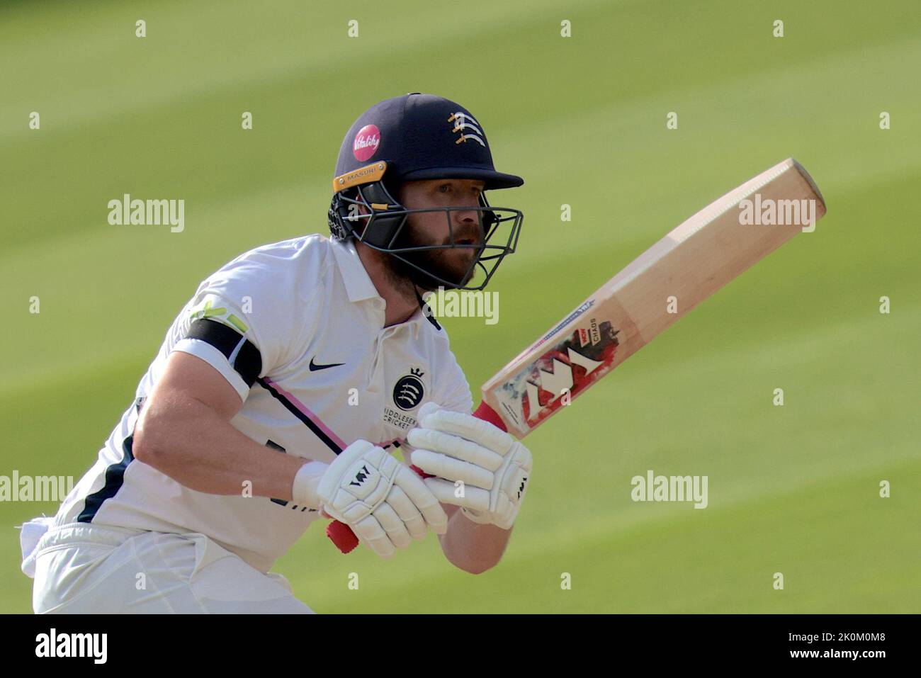 12 September, 2022. London, UK. Middlesex’s Mark Stoneman batting as ...
