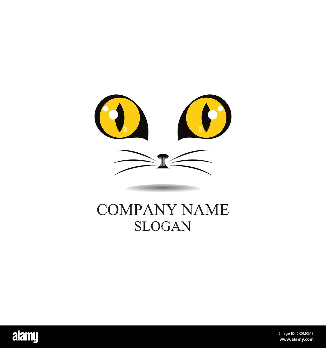 cat eye logo design icon Stock Vector Image & Art - Alamy