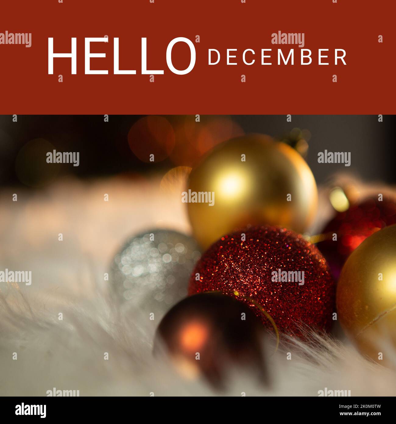 Hello december hi-res stock photography and images - Alamy