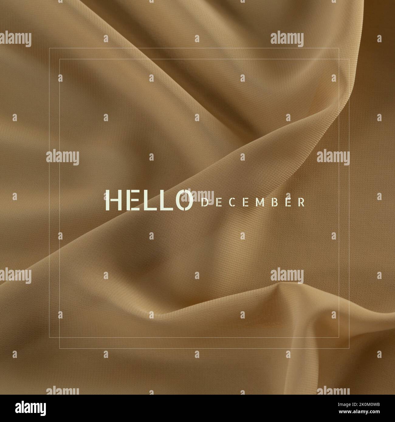 Animation hello text over winter hi-res stock photography and images ...