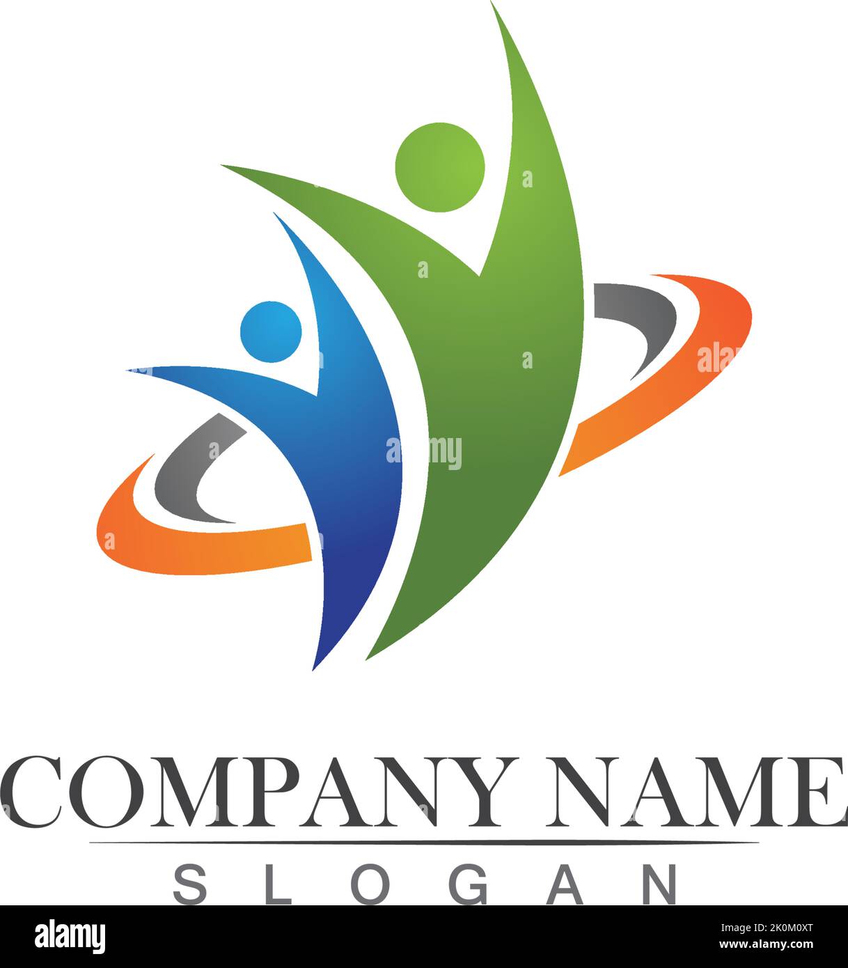 Health people logo and symbols template icons Stock Vector Image & Art ...