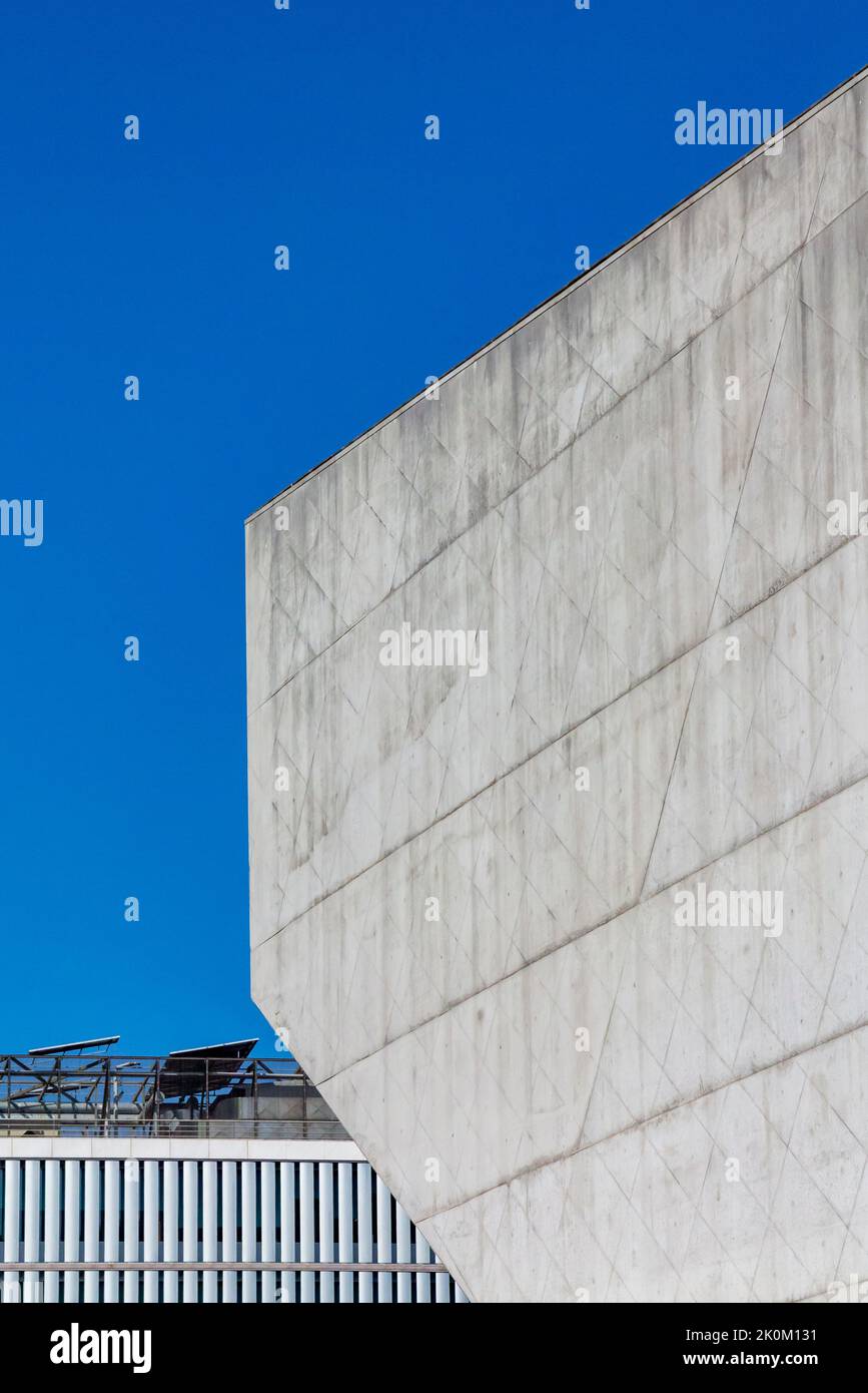 Exterior of Casa da Musica concert hall in Boavista Porto Portugal ...