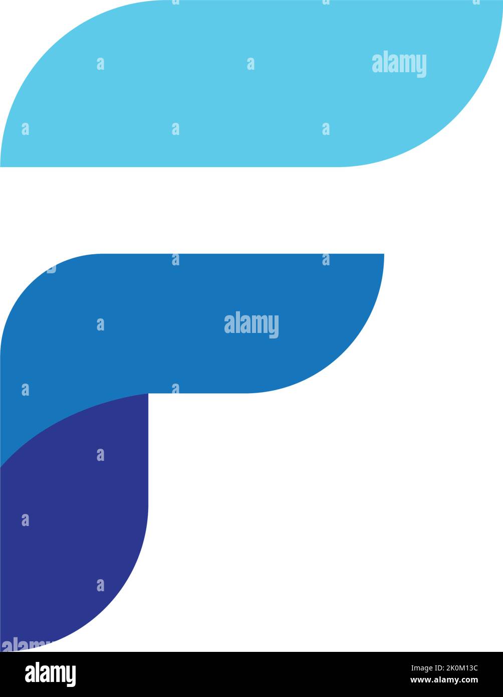 F Letter Wave Logo Template vector symbol Stock Vector Image & Art - Alamy