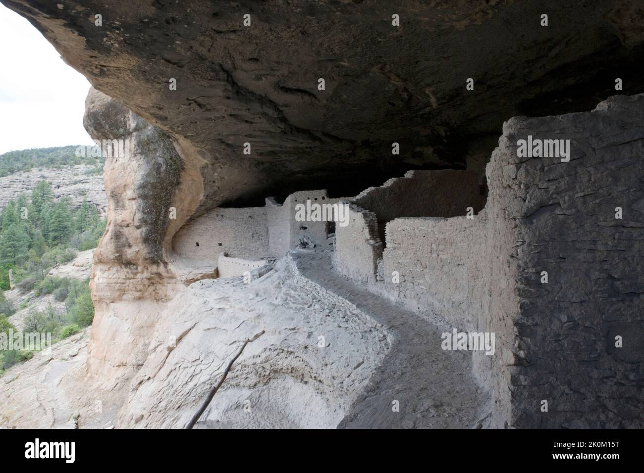 The Gila Cliff Dwellings National Monument in New Mexico, USA Stock ...