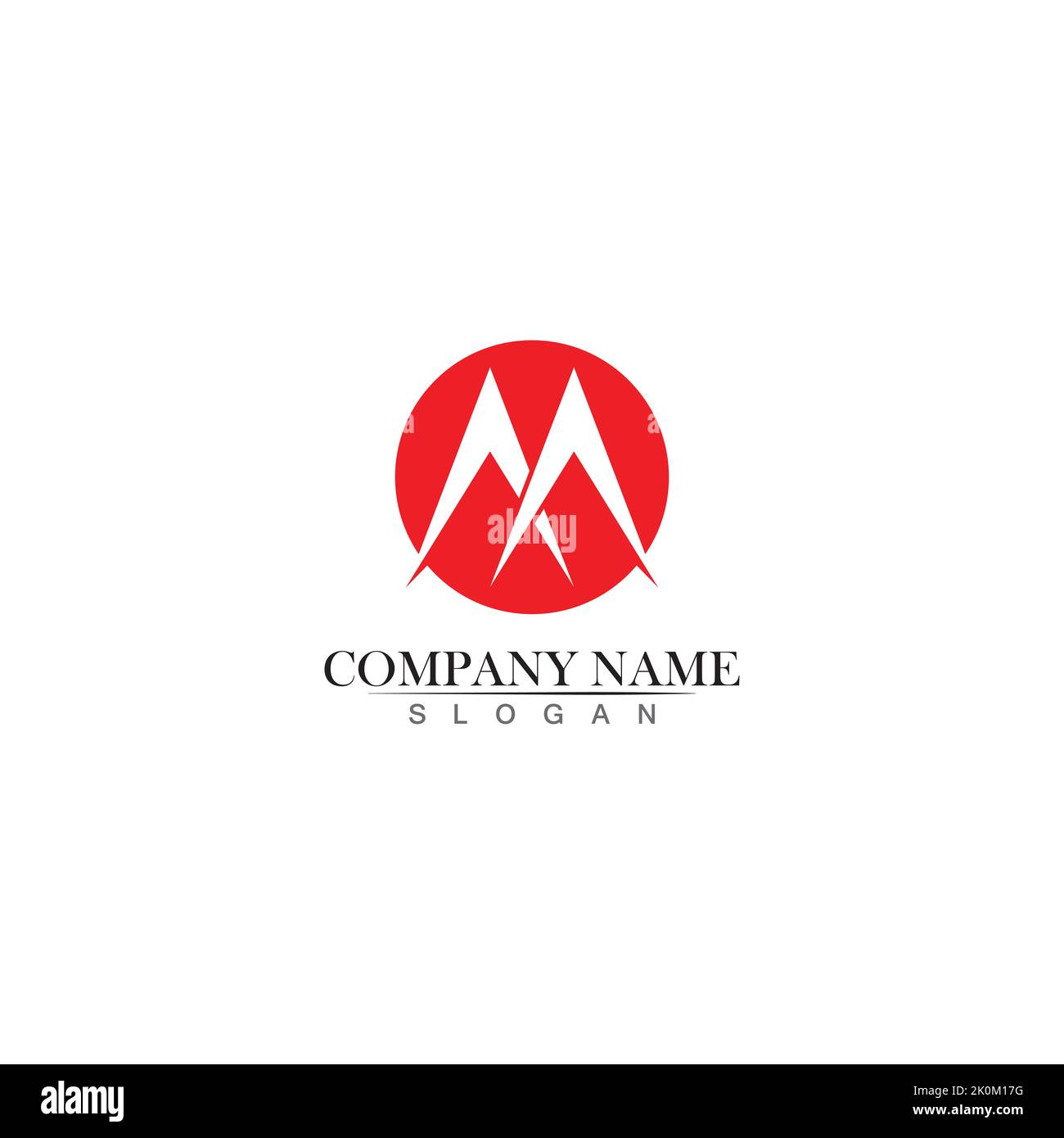 M Logo Template vector illustration design Stock Vector Image & Art - Alamy