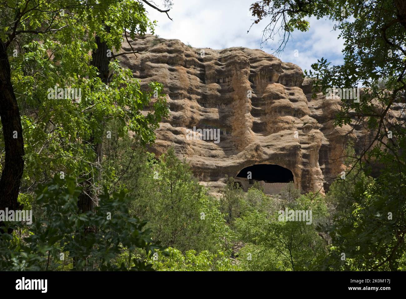 The Gila Cliff Dwellings National Monument in New Mexico, USA Stock ...