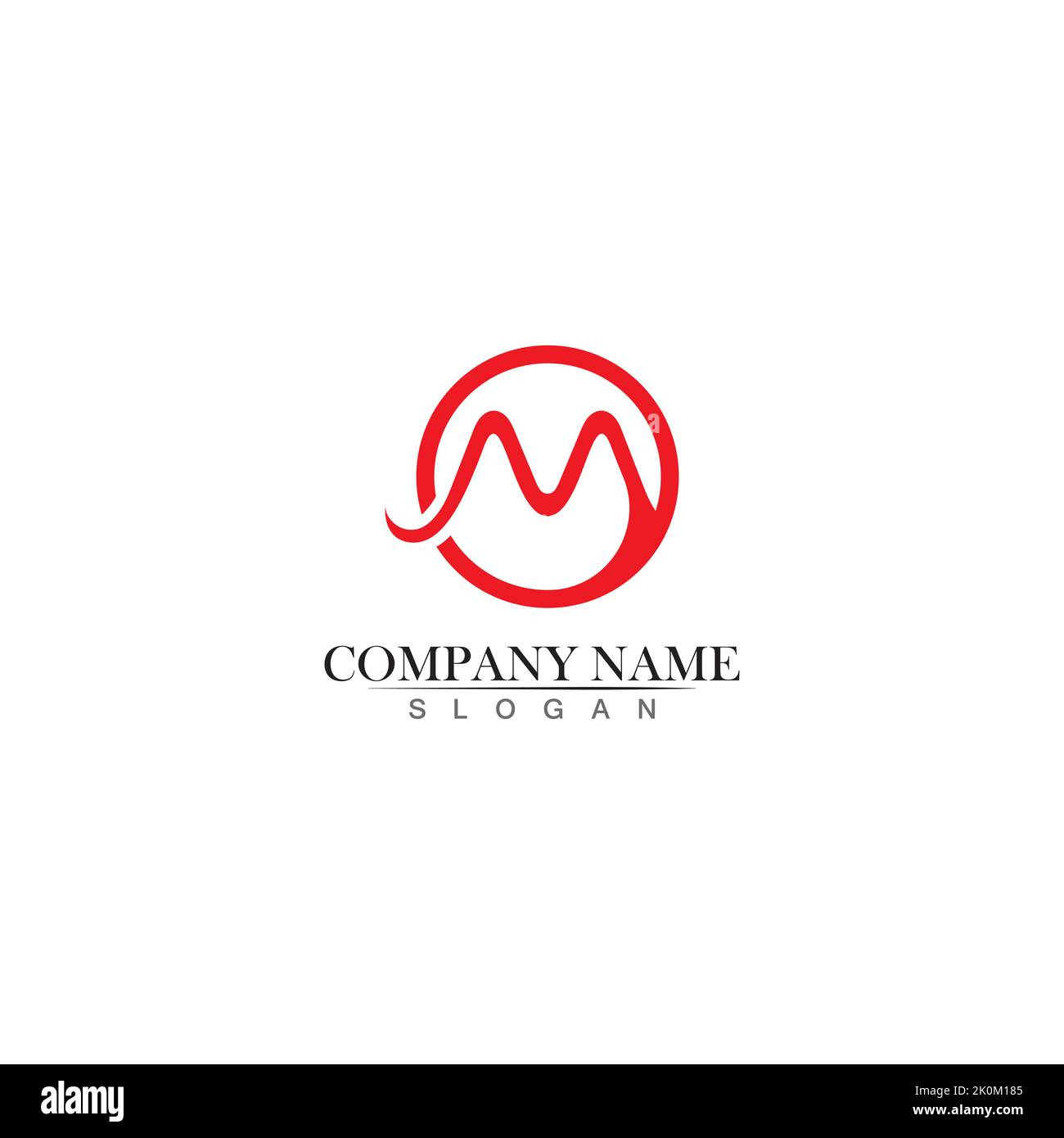 M Logo Template vector illustration design Stock Vector Image & Art - Alamy