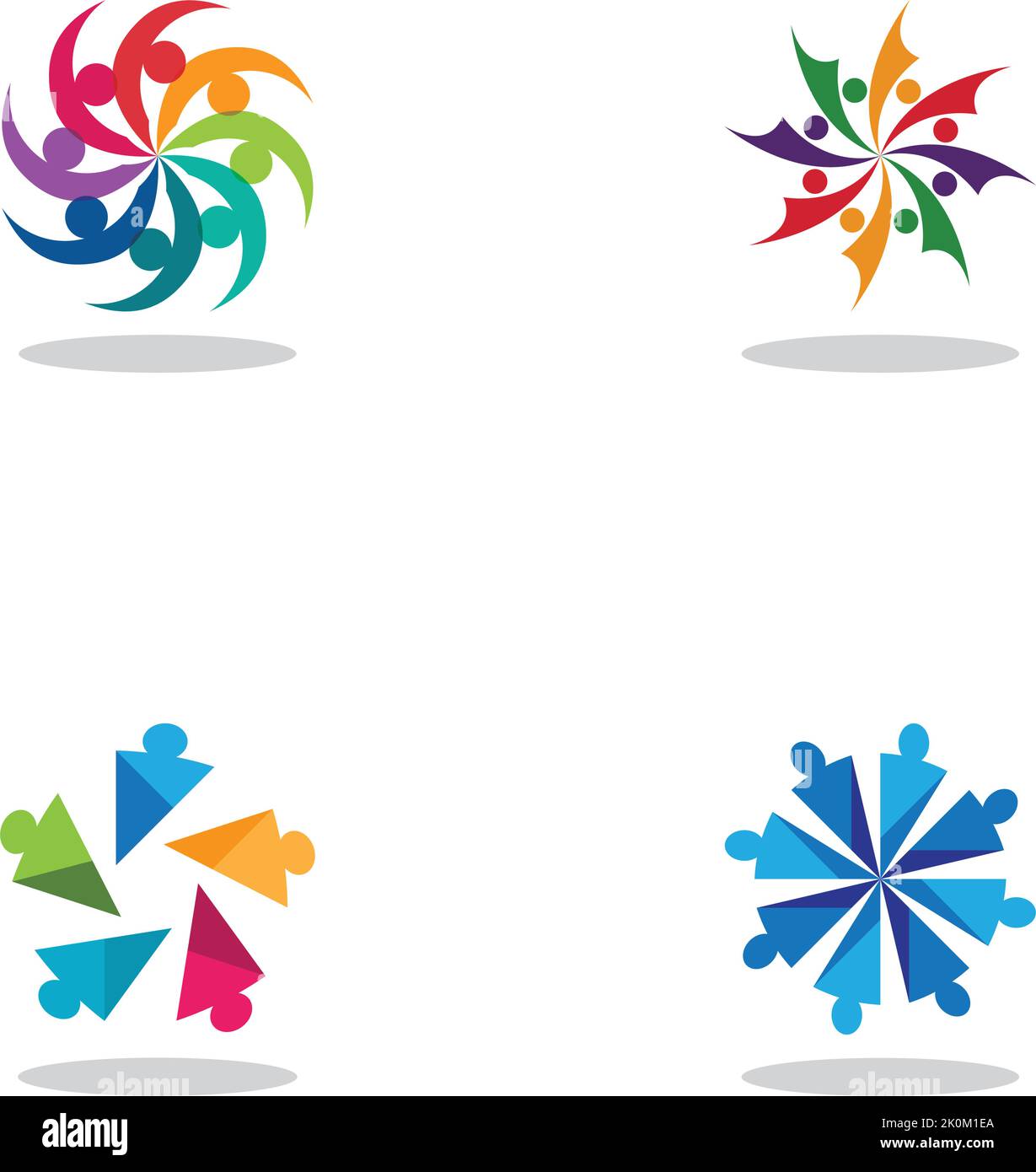 Community Logo Teamwork Logo Group Logo Vector Icon Stock Vector Image ...