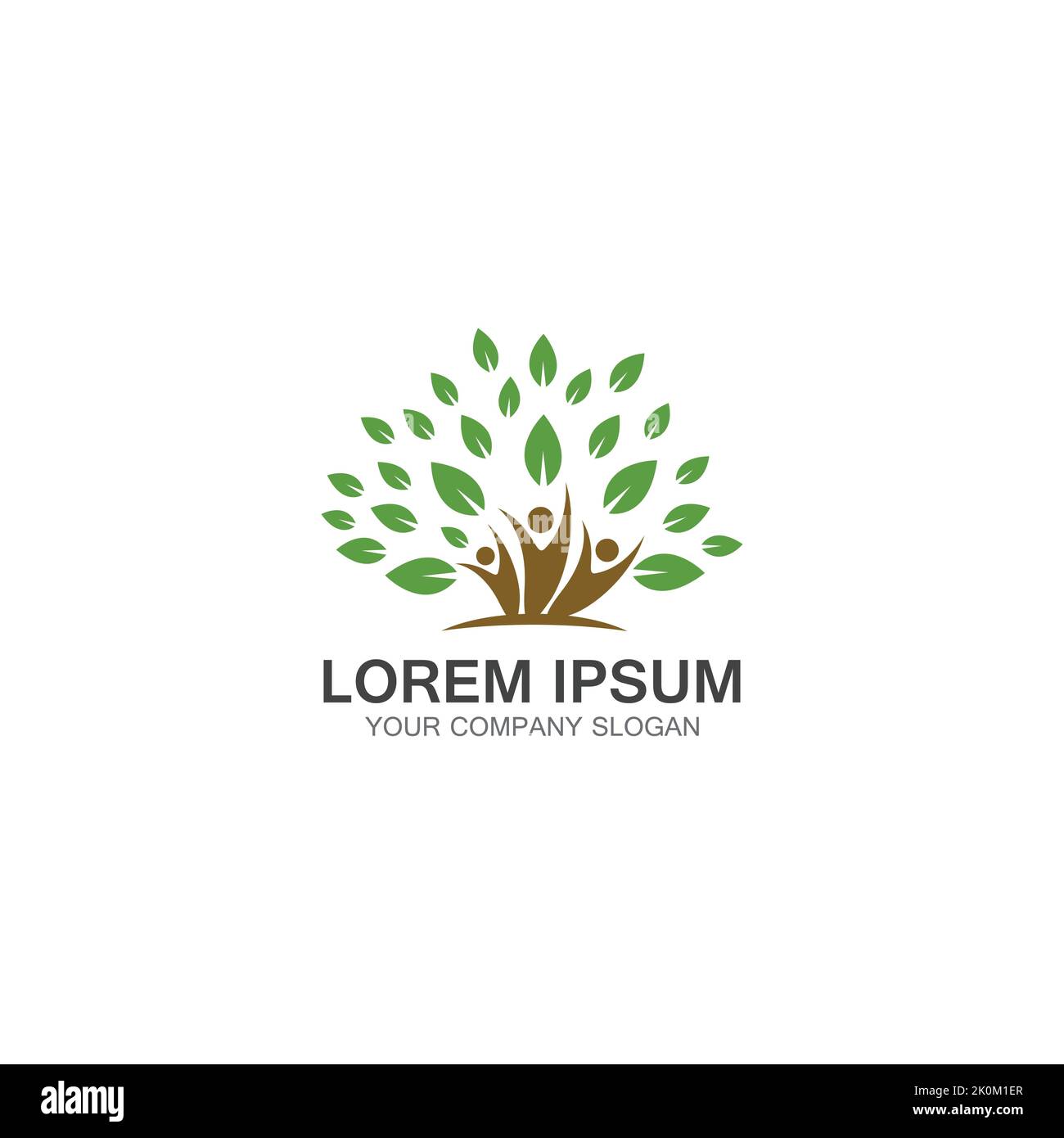 People Tree Logo Template Design Vector Stock Vector Image & Art - Alamy