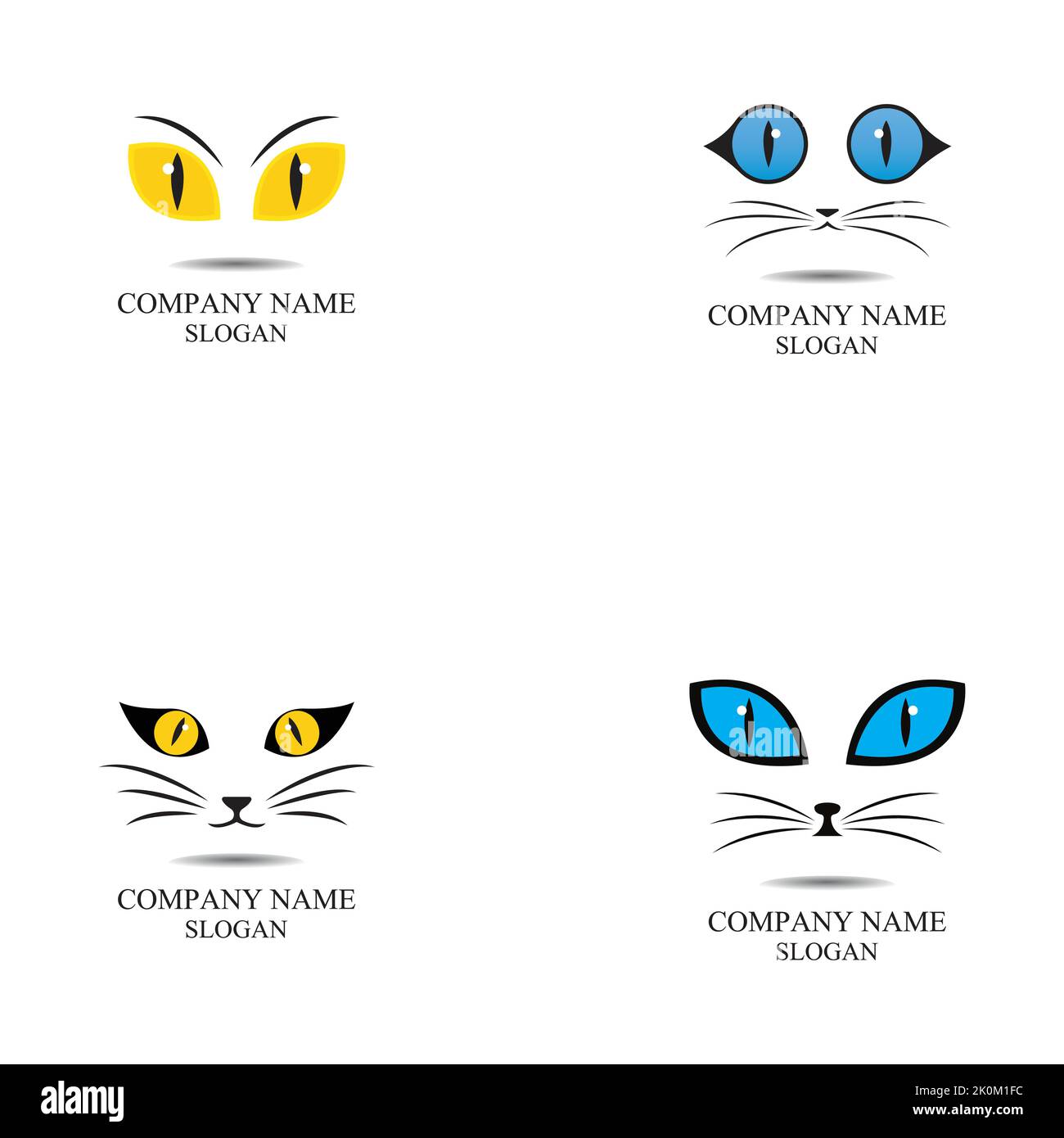 Cat eye logo Cut Out Stock Images & Pictures - Alamy