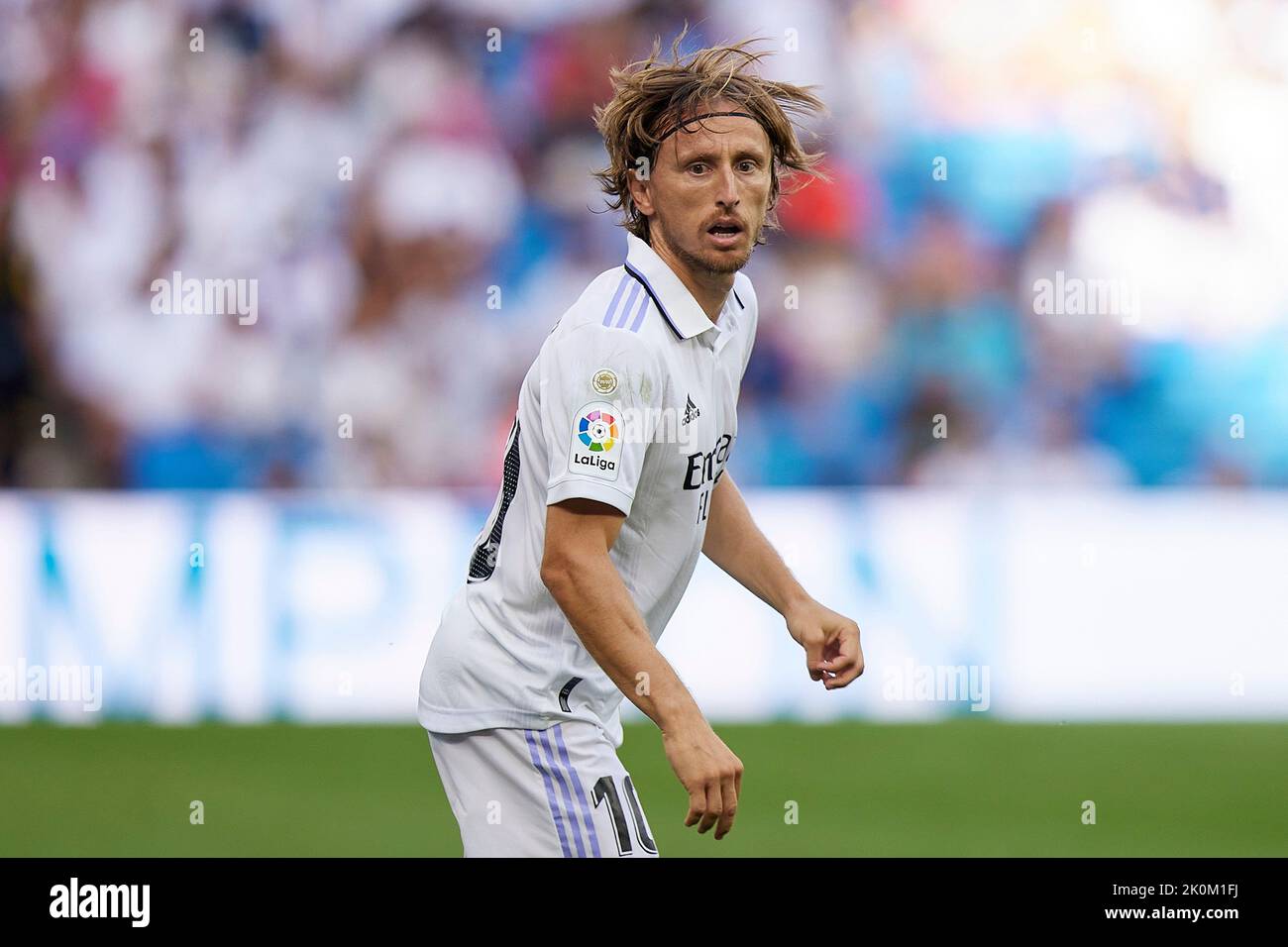 Luka Modric of Real Madrid during the La Liga match between Real Madrid ...