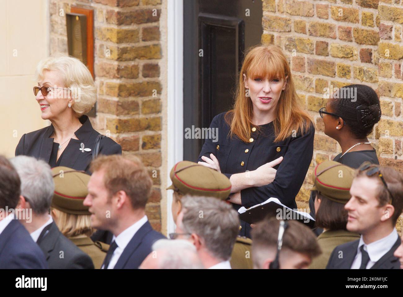 Conservative MP Dame Andrea Leadsom (L) and Labour Party Deputy Leader ...
