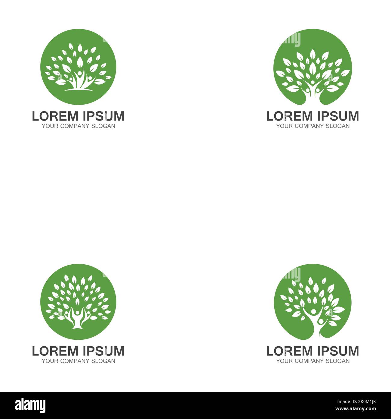 People Tree Logo Template Design Vector Stock Vector Image & Art - Alamy