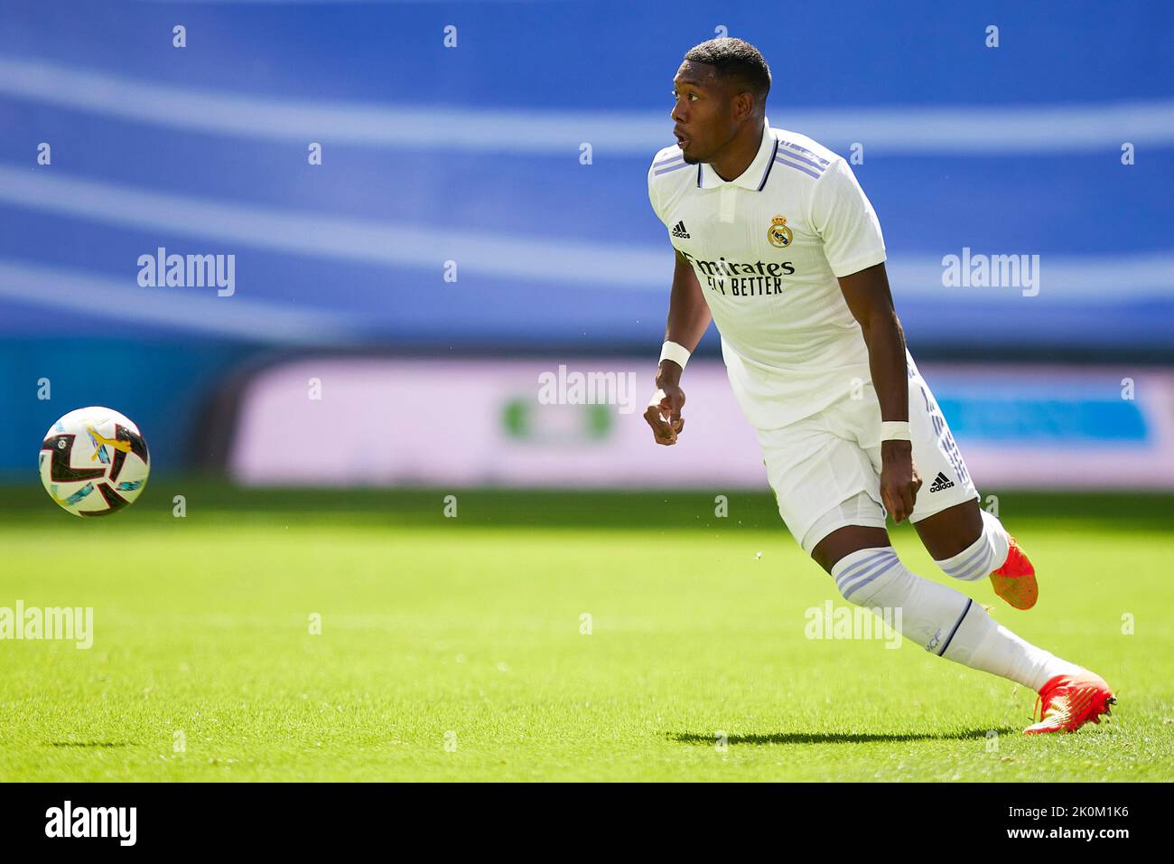 David Alaba of Real Madrid during the La Liga match between Real Madrid ...
