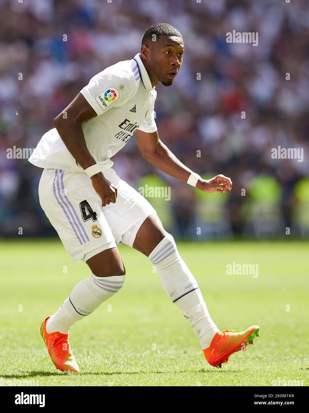 David Alaba of Real Madrid during the La Liga match between Real Madrid ...