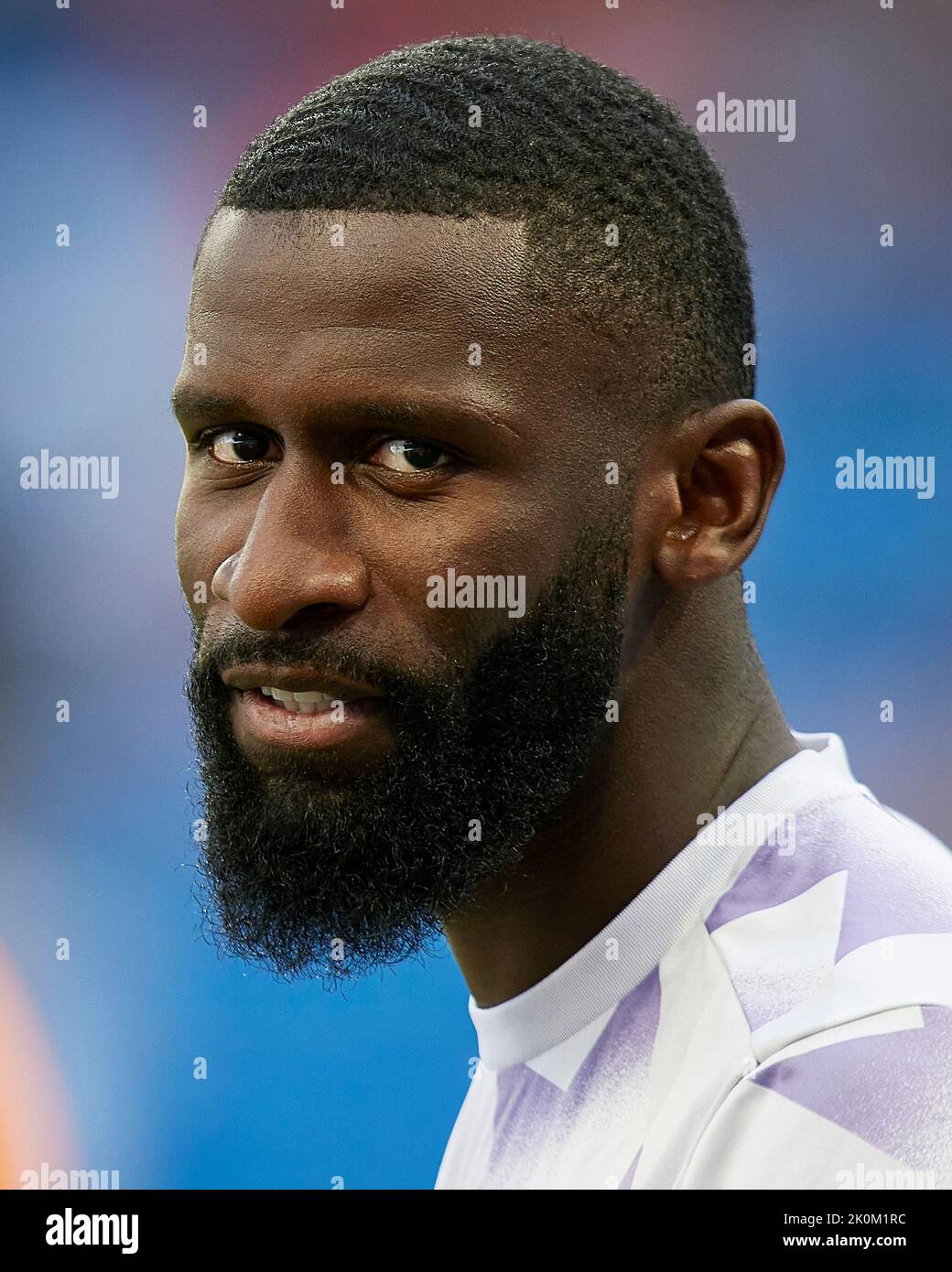 Antonio Rudiger of Real Madrid during the La Liga match between Real ...