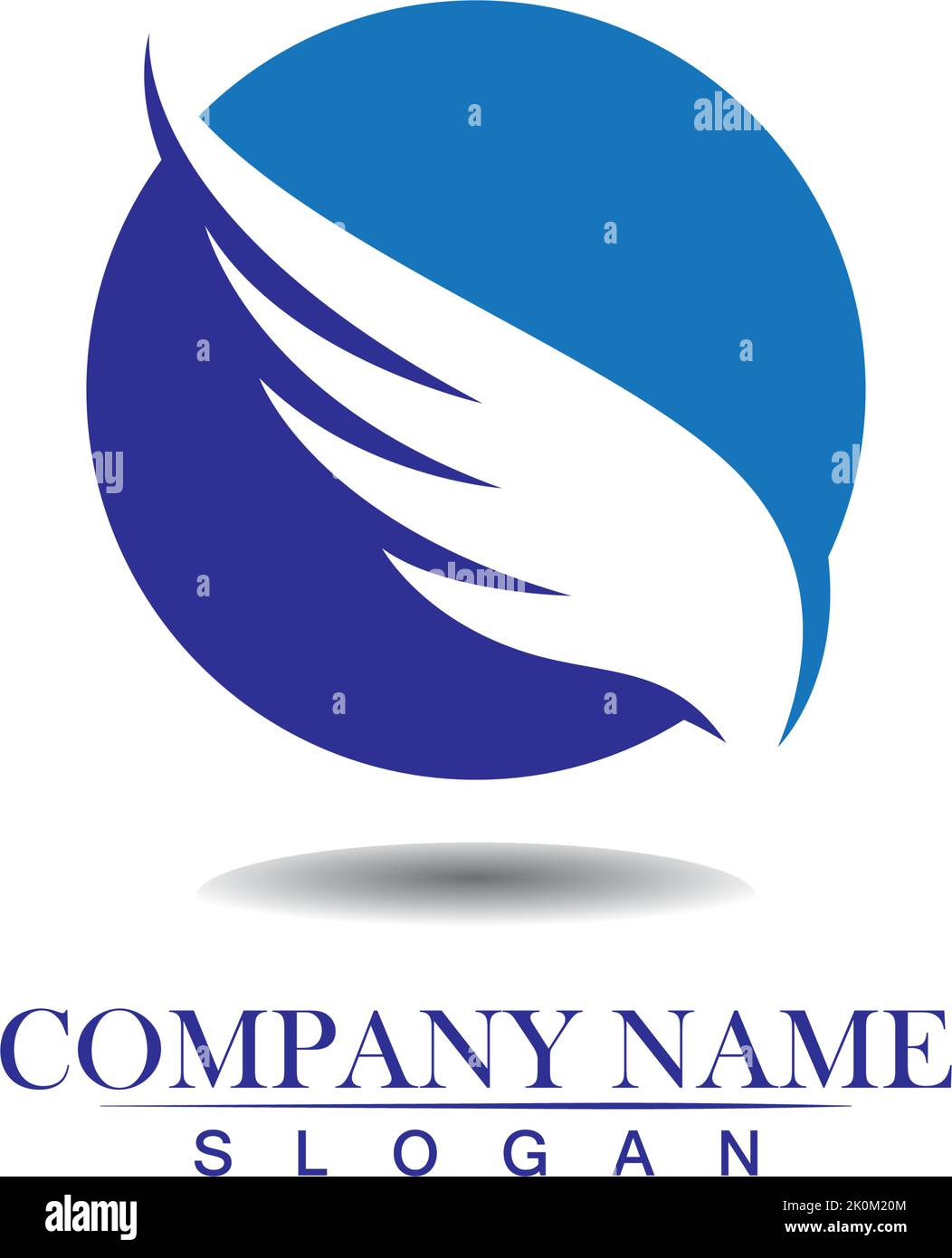Falcon Wing Logo Template vector icon design Stock Vector Image & Art ...