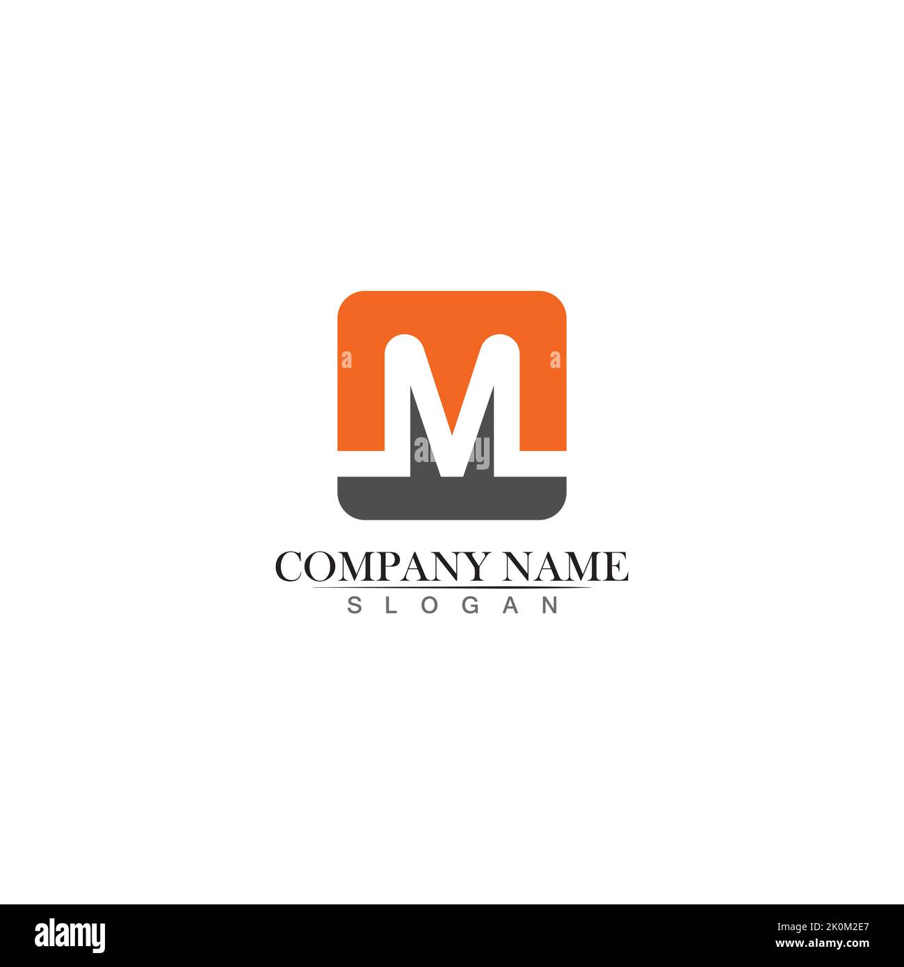 M Logo Template vector illustration design Stock Vector Image & Art - Alamy