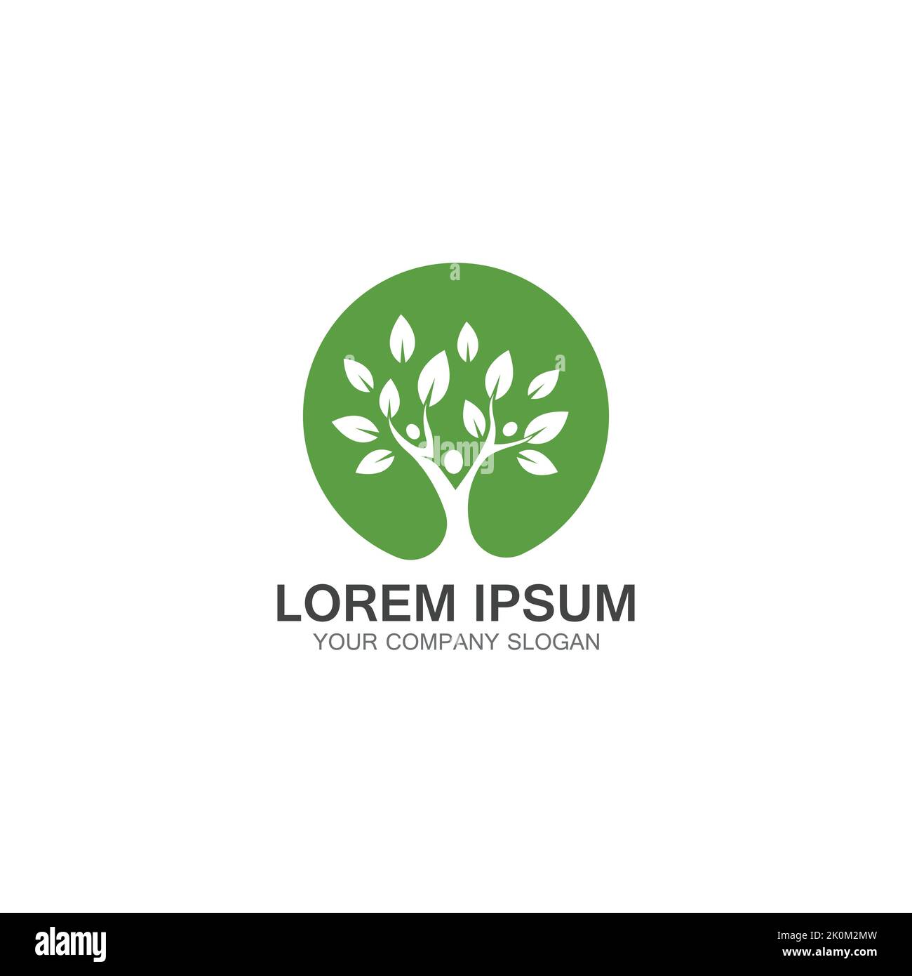 People Tree Logo Template Design Vector Stock Vector Image & Art - Alamy