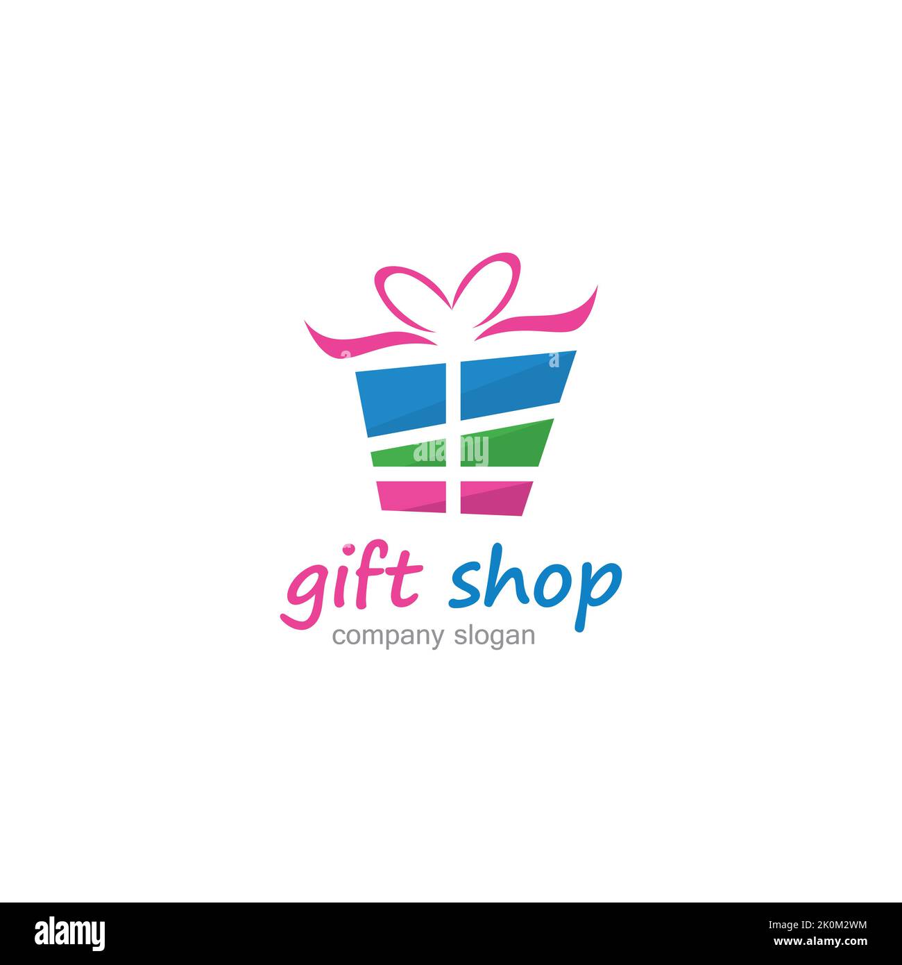 Gift logo Stock Vector Images - Alamy