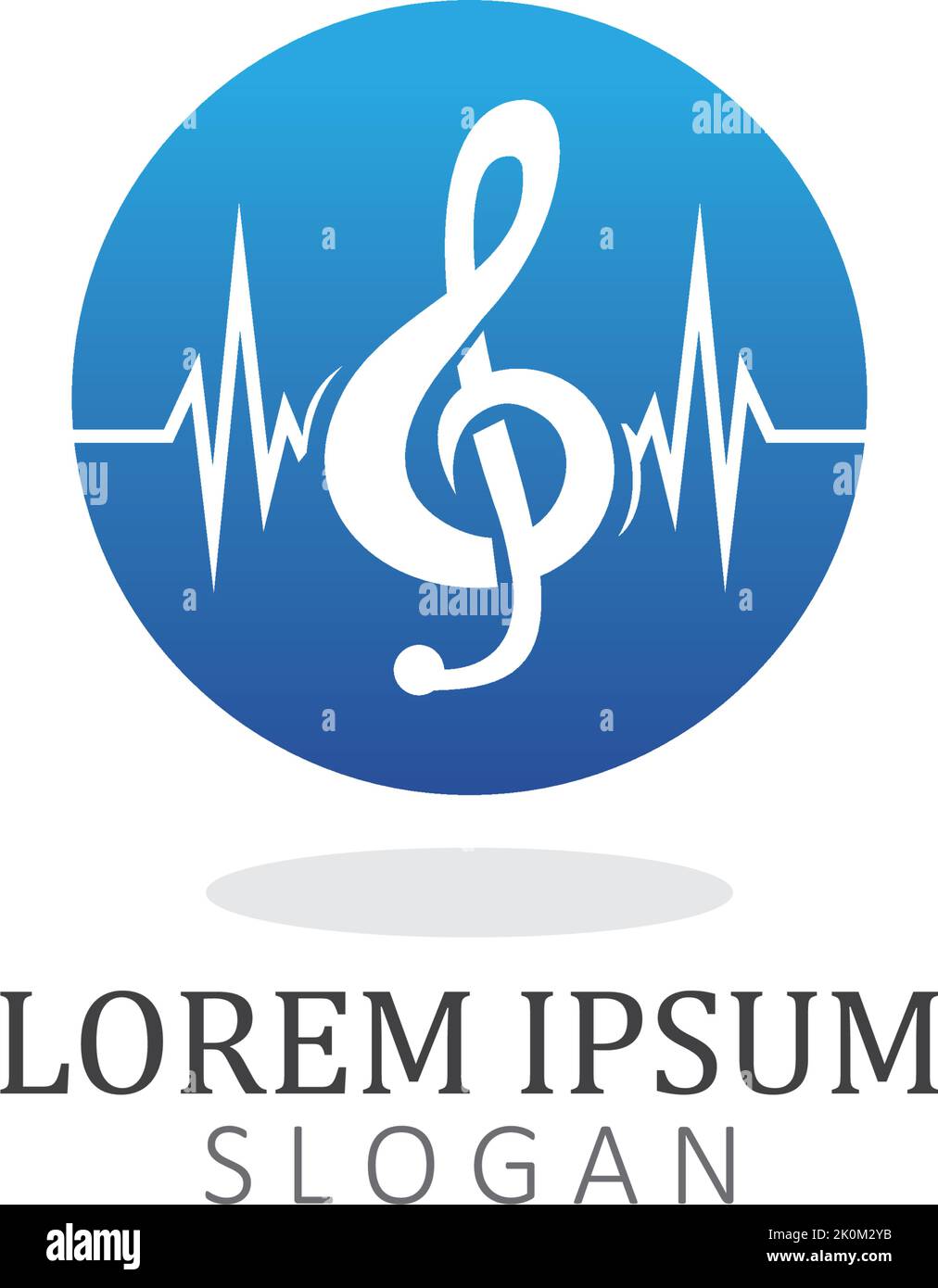 note music logo and symbol template vector icon Stock Vector Image ...