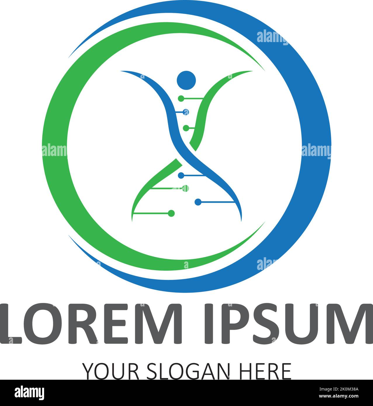 Human DNA logo icon design-vector Stock Vector Image & Art - Alamy