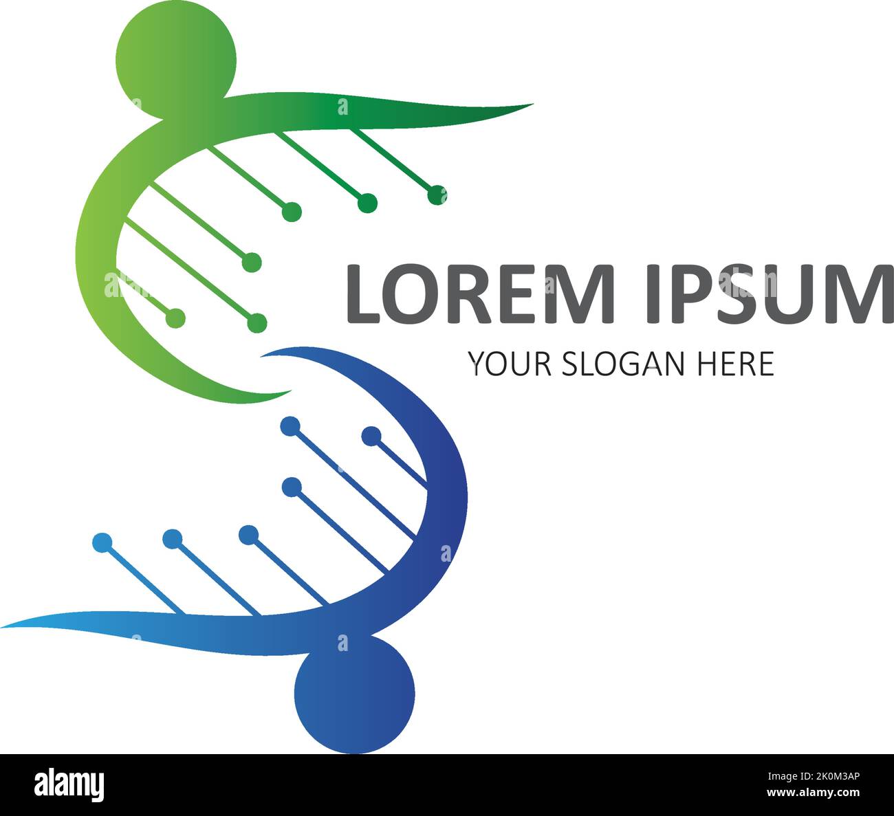 Human DNA logo icon design-vector Stock Vector Image & Art - Alamy