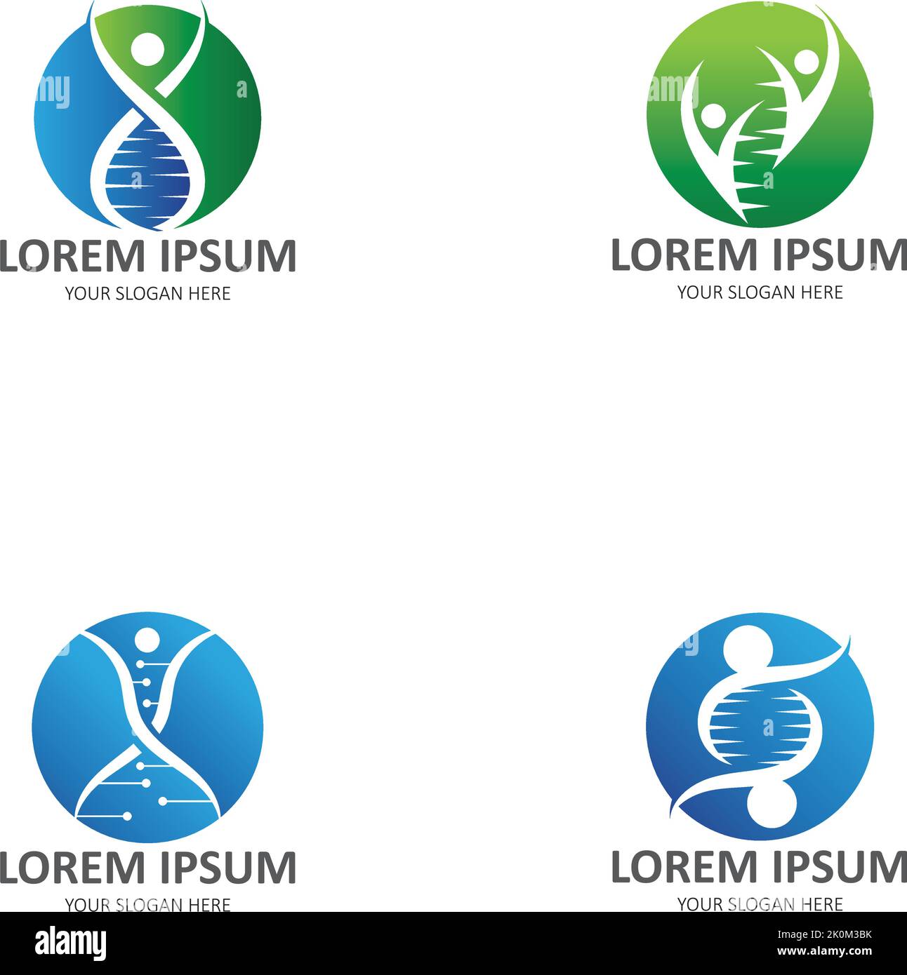Human DNA logo icon design-vector Stock Vector Image & Art - Alamy