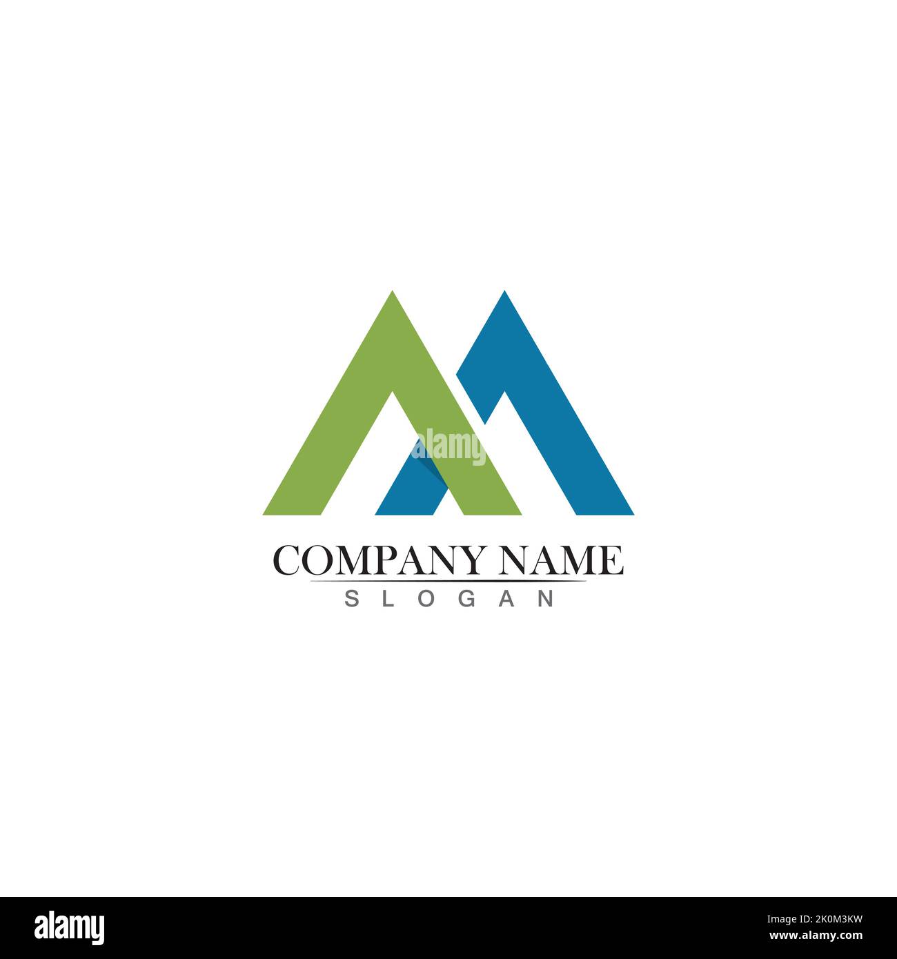 M Logo Template vector illustration design Stock Vector Image & Art - Alamy