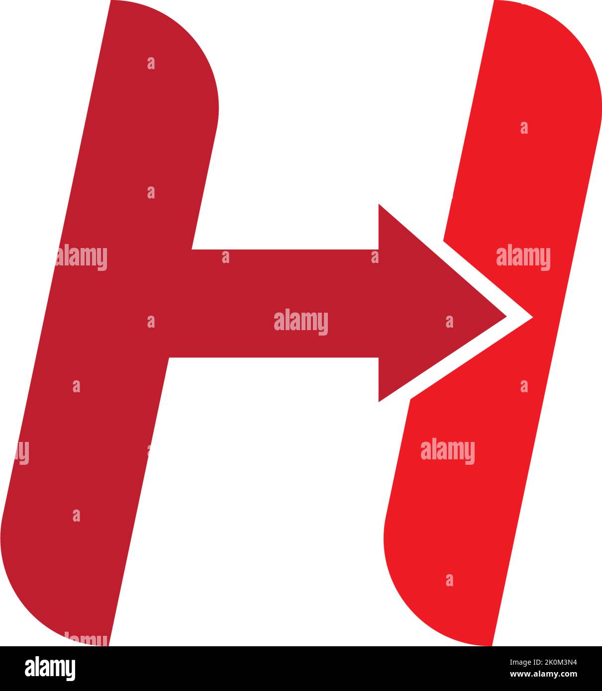 H Letter Logo Template Design Vector illustration Stock Vector Image ...