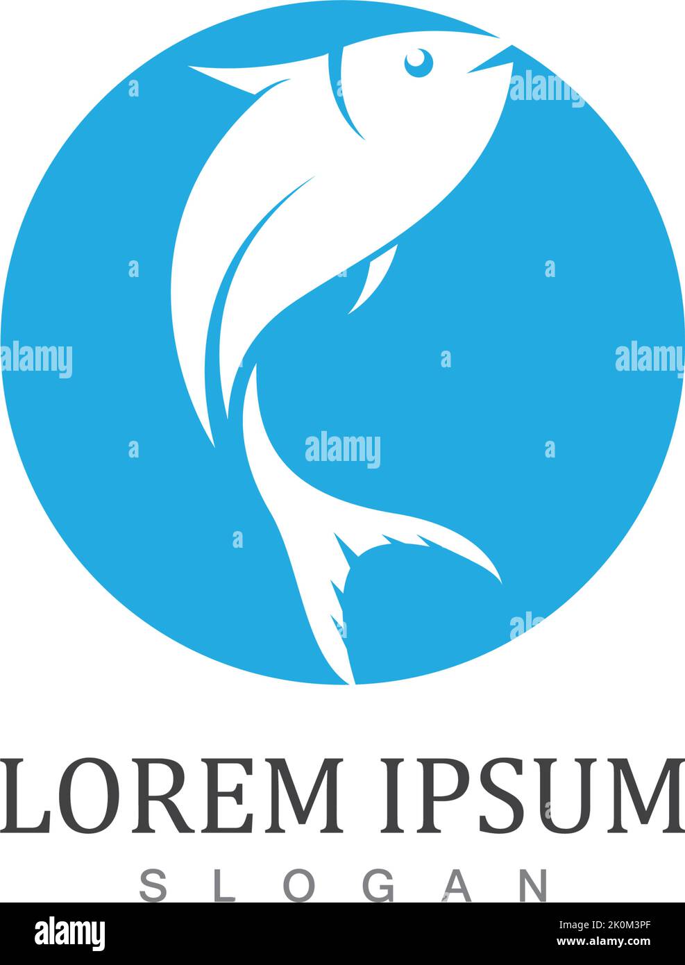 Fish logo template. Creative vector symbol Stock Vector Image & Art - Alamy