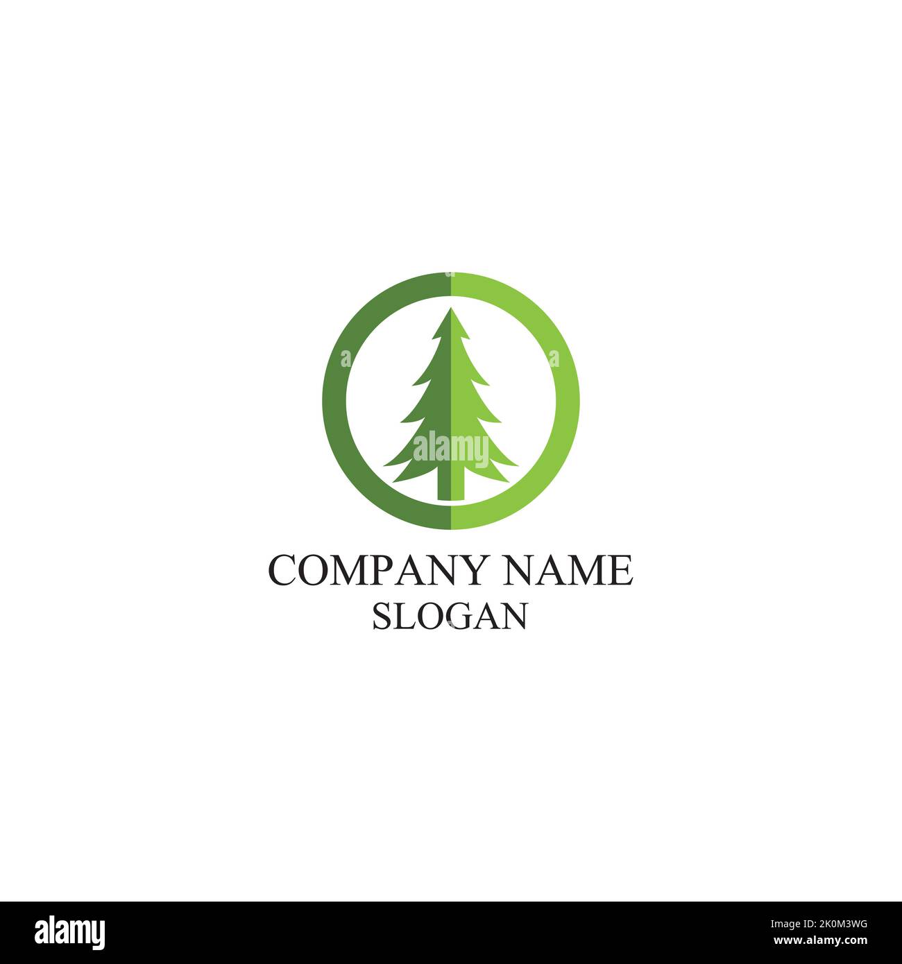 Cedar tree logo template vector icon design Stock Vector Image & Art ...