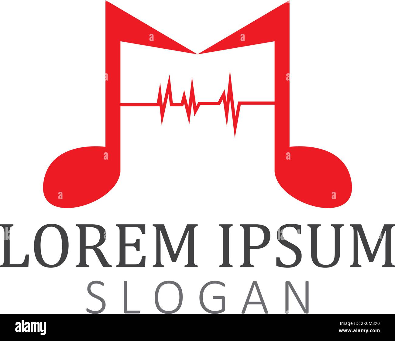 note music logo and symbol template vector icon Stock Vector Image ...