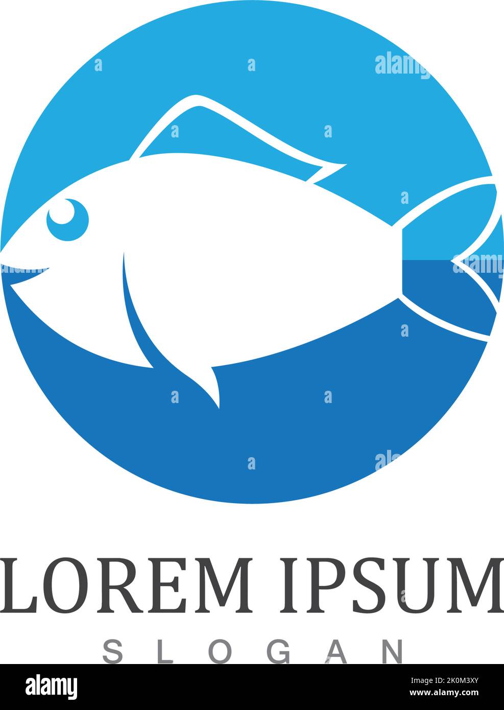 Fish logo template. Creative vector symbol Stock Vector Image & Art - Alamy