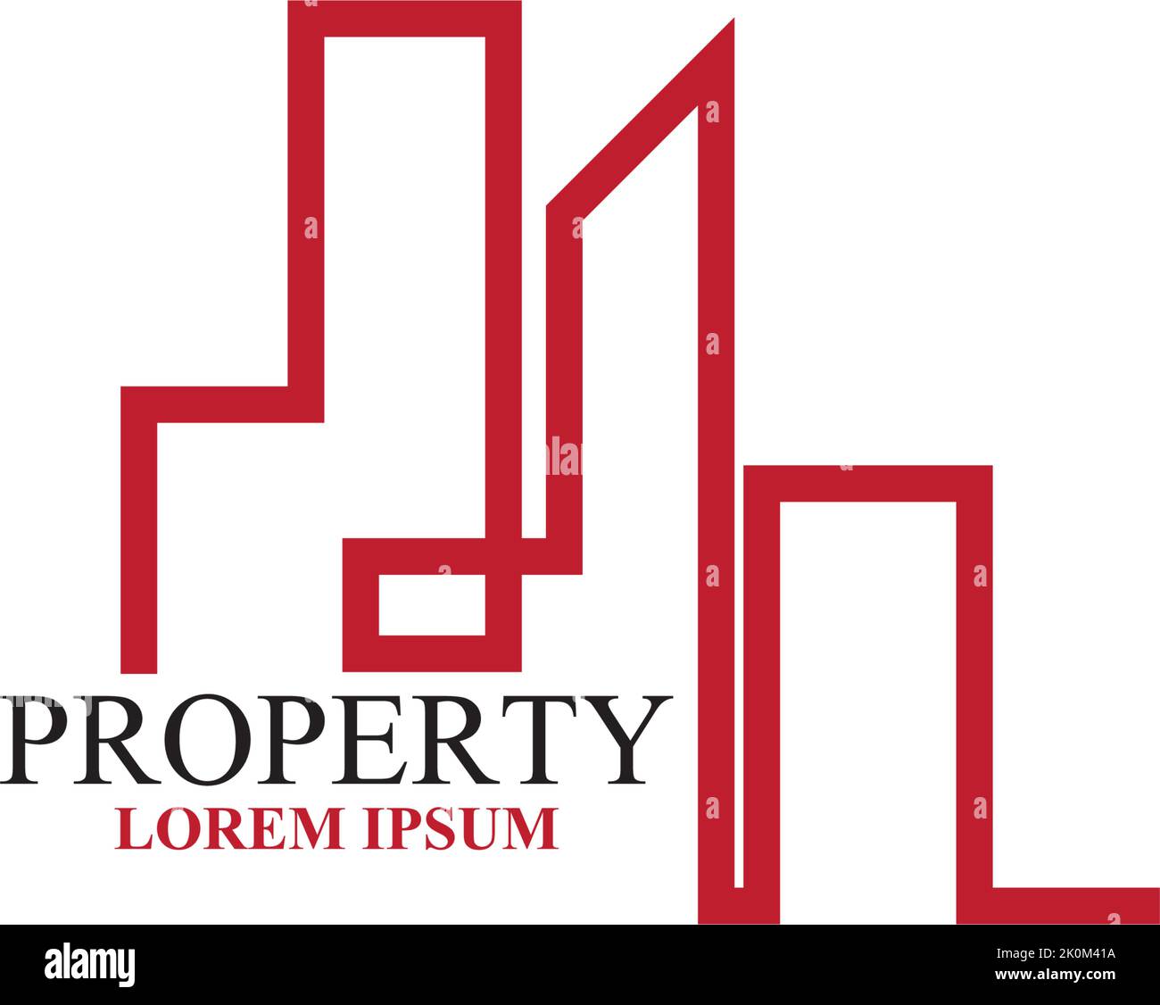 property logo design vector icon Stock Vector Image & Art - Alamy