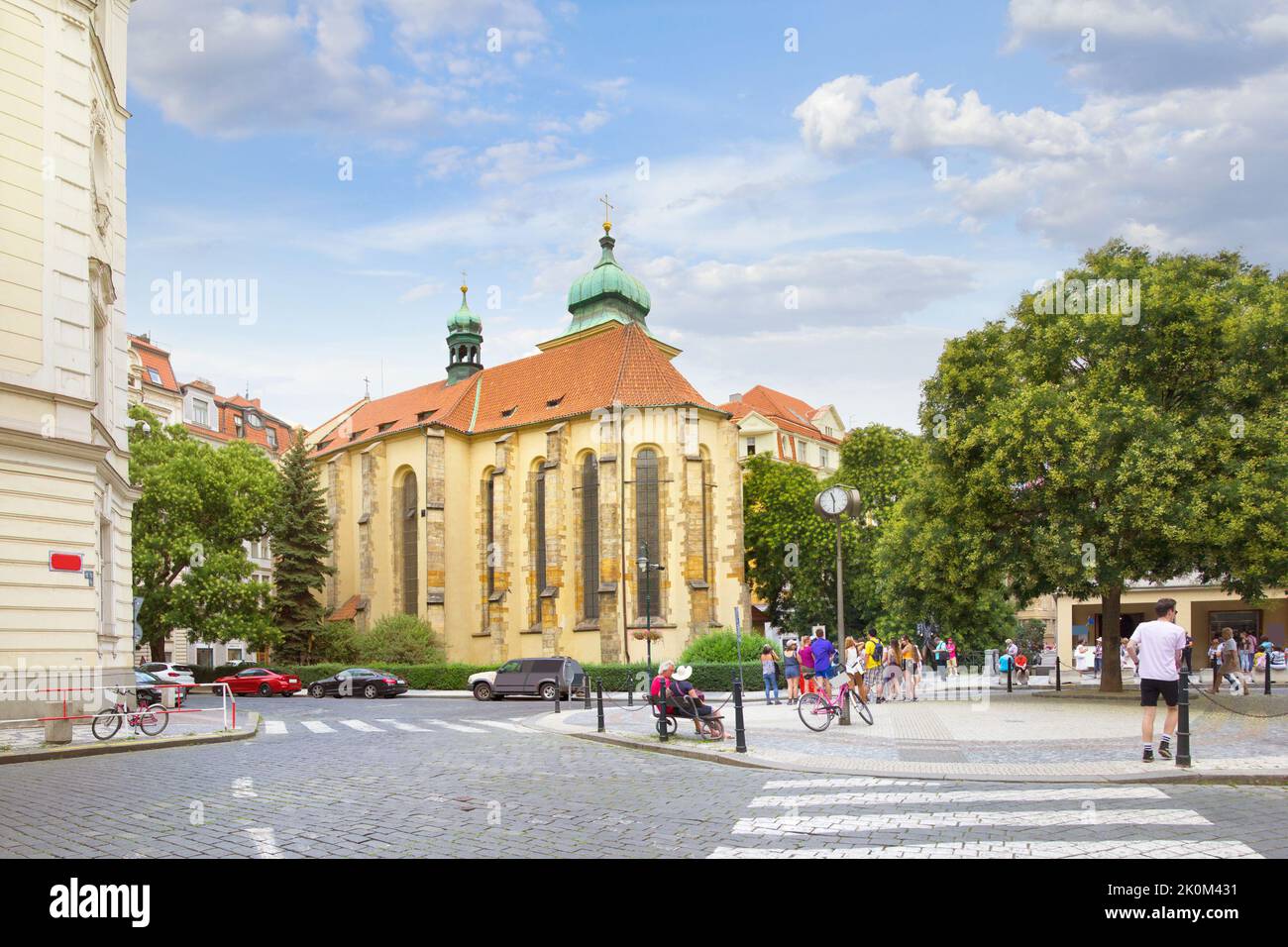 Church of the Holy Spirit is a Gothic church, built about 1350. Prague ...