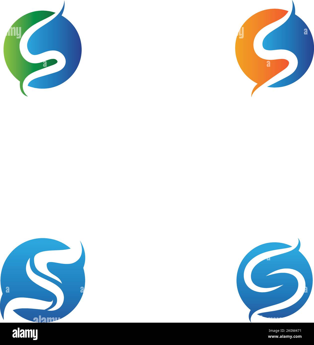 Set of Letter S Logo design vector illustration icon Stock Vector Image ...