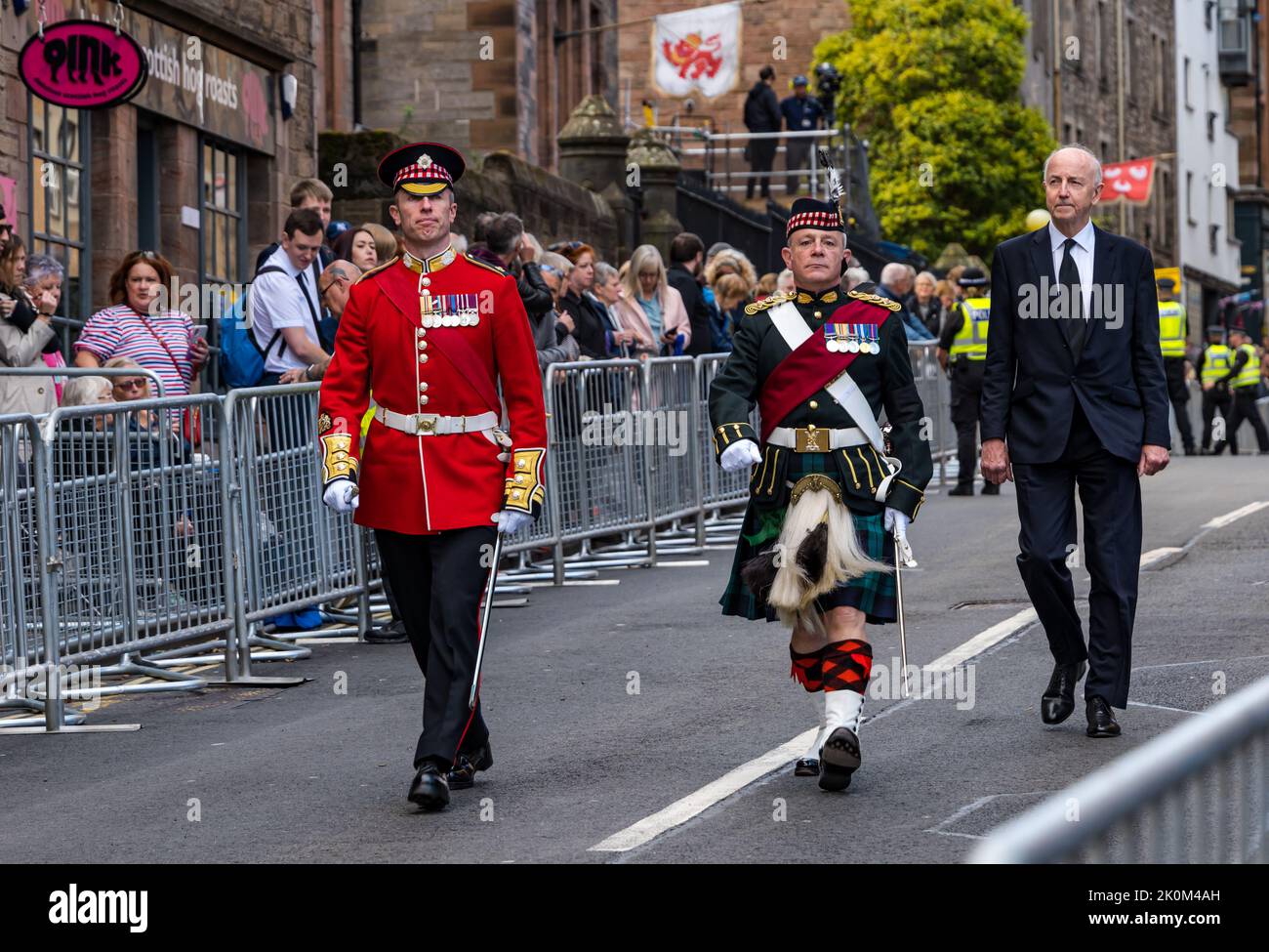 Royal Mile, Edinburgh, Scotland, UK, 12th September 2022. Queen ...