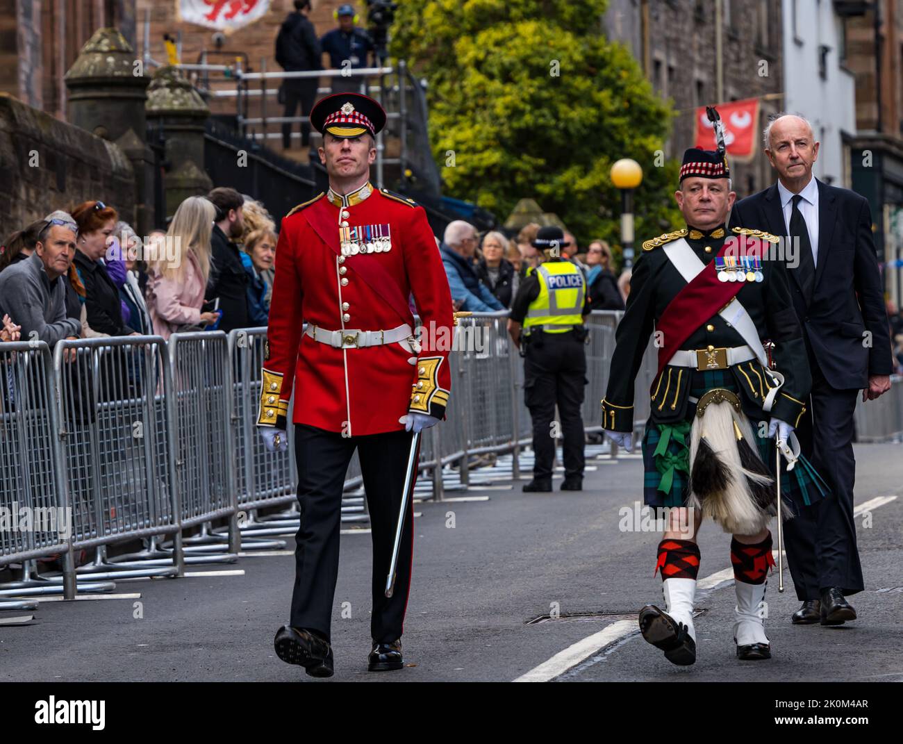 Royal Mile, Edinburgh, Scotland, UK, 12th September 2022. Queen ...