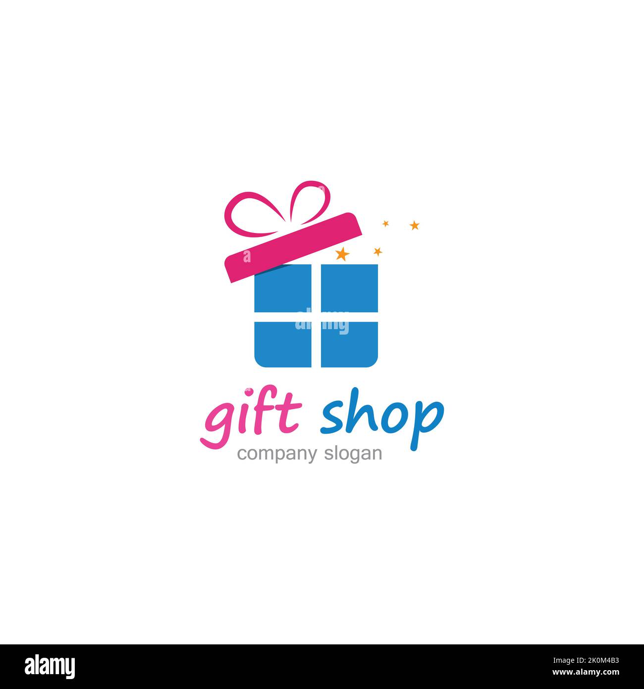 Gift Logo Template vector icon Stock Vector Image & Art - Alamy