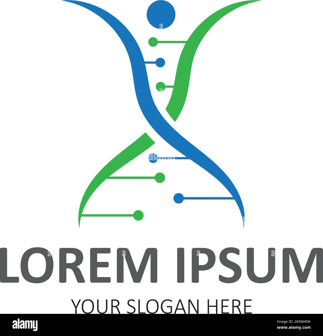 Human DNA logo icon design-vector Stock Vector Image & Art - Alamy