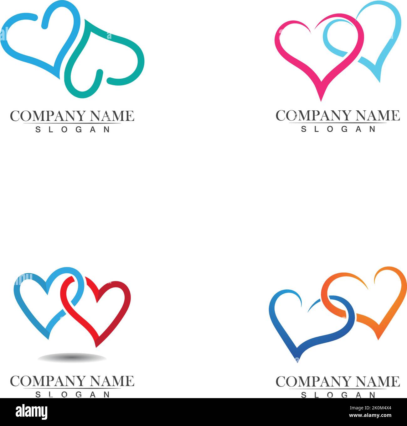 Love Logo and symbols Vector Template icons app Stock Vector Image ...