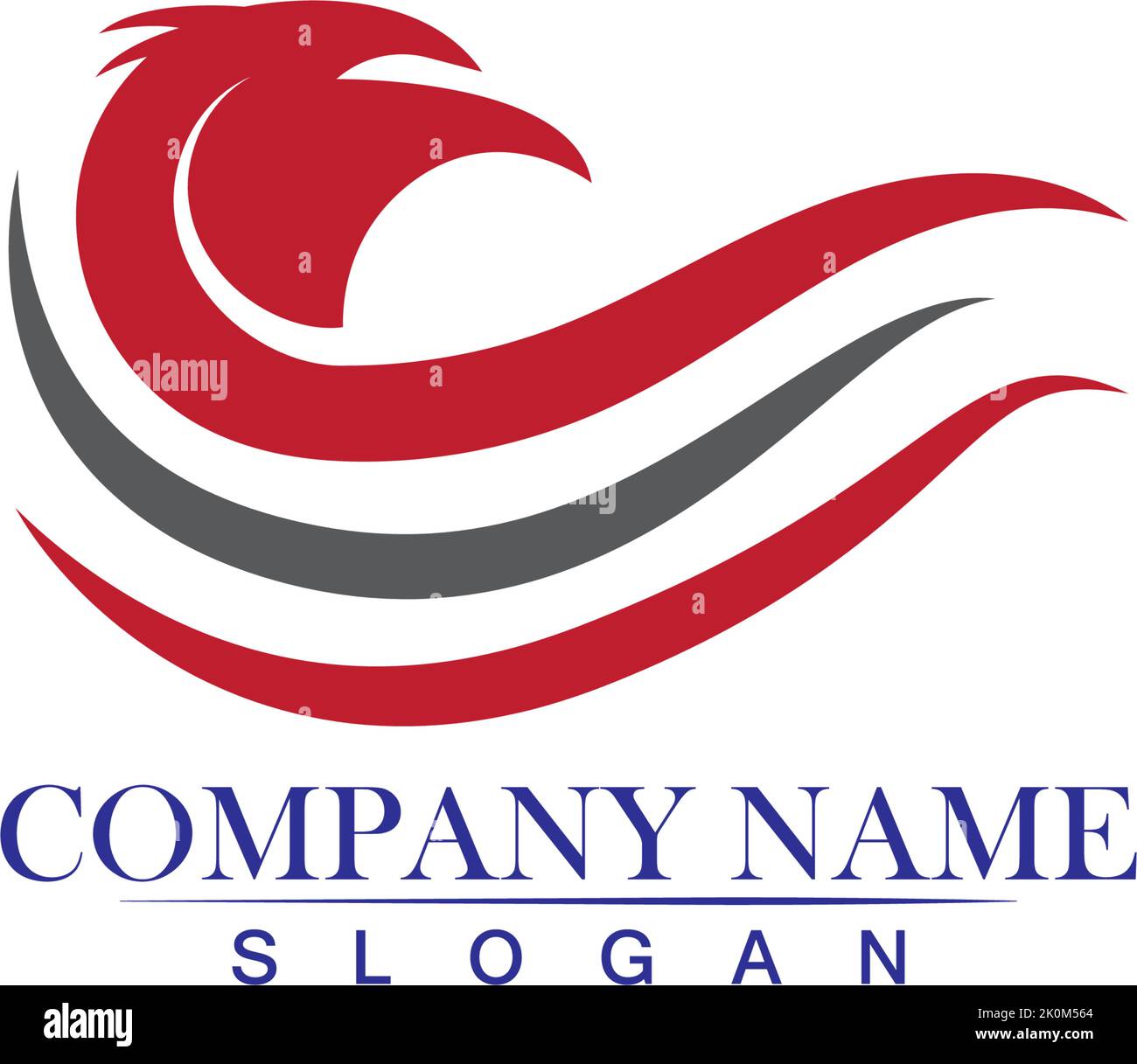 Falcon wing logo template hi-res stock photography and images - Alamy