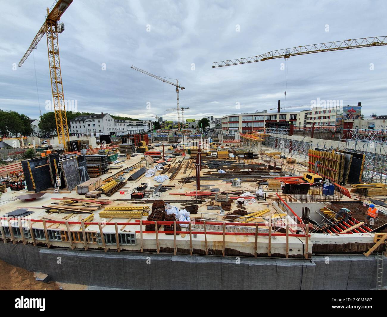 Typical building site at shell time Stock Photo - Alamy