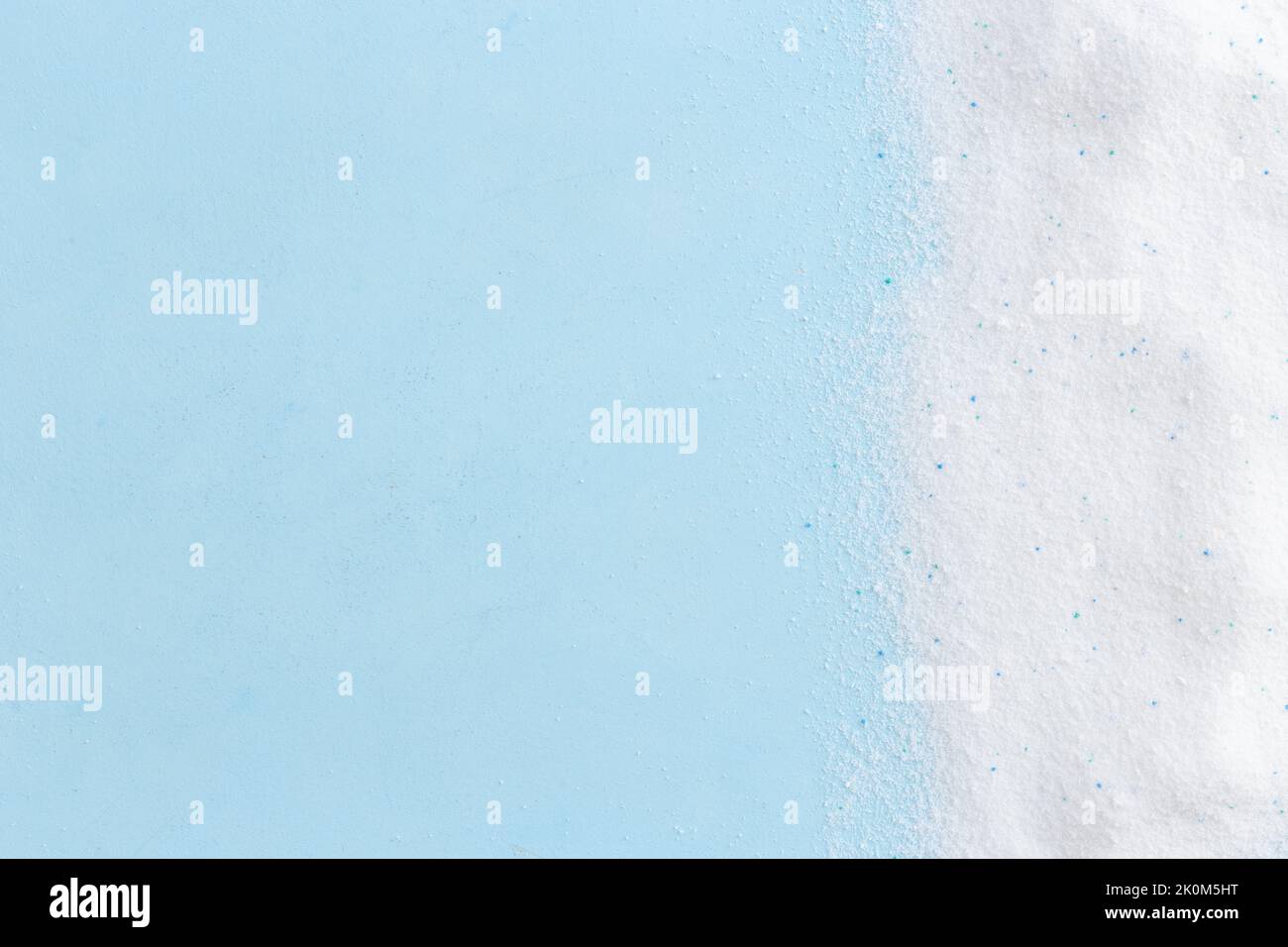Laundry detergents powder background. Laundry day mockup Stock Photo - Alamy