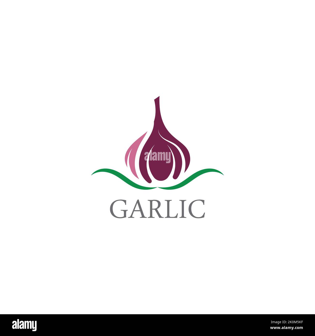 Garlic logo icon symbol design vector illustration Stock Vector Image ...