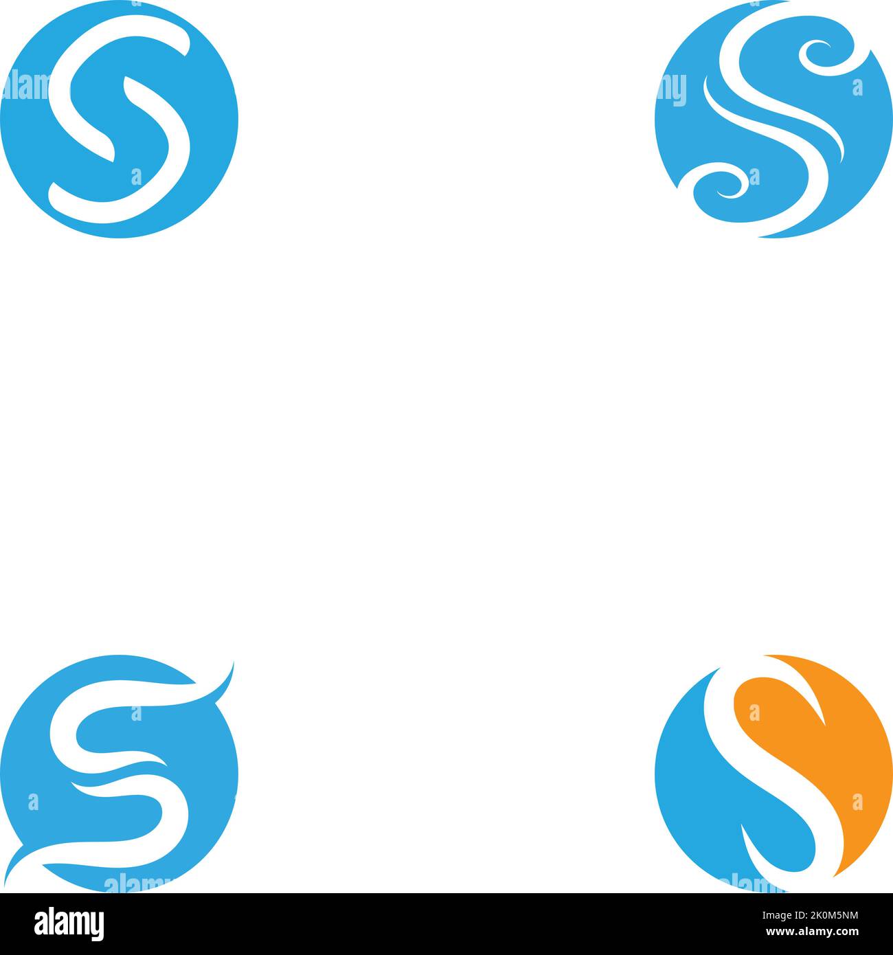Set of Letter S Logo design vector illustration icon Stock Vector Image ...