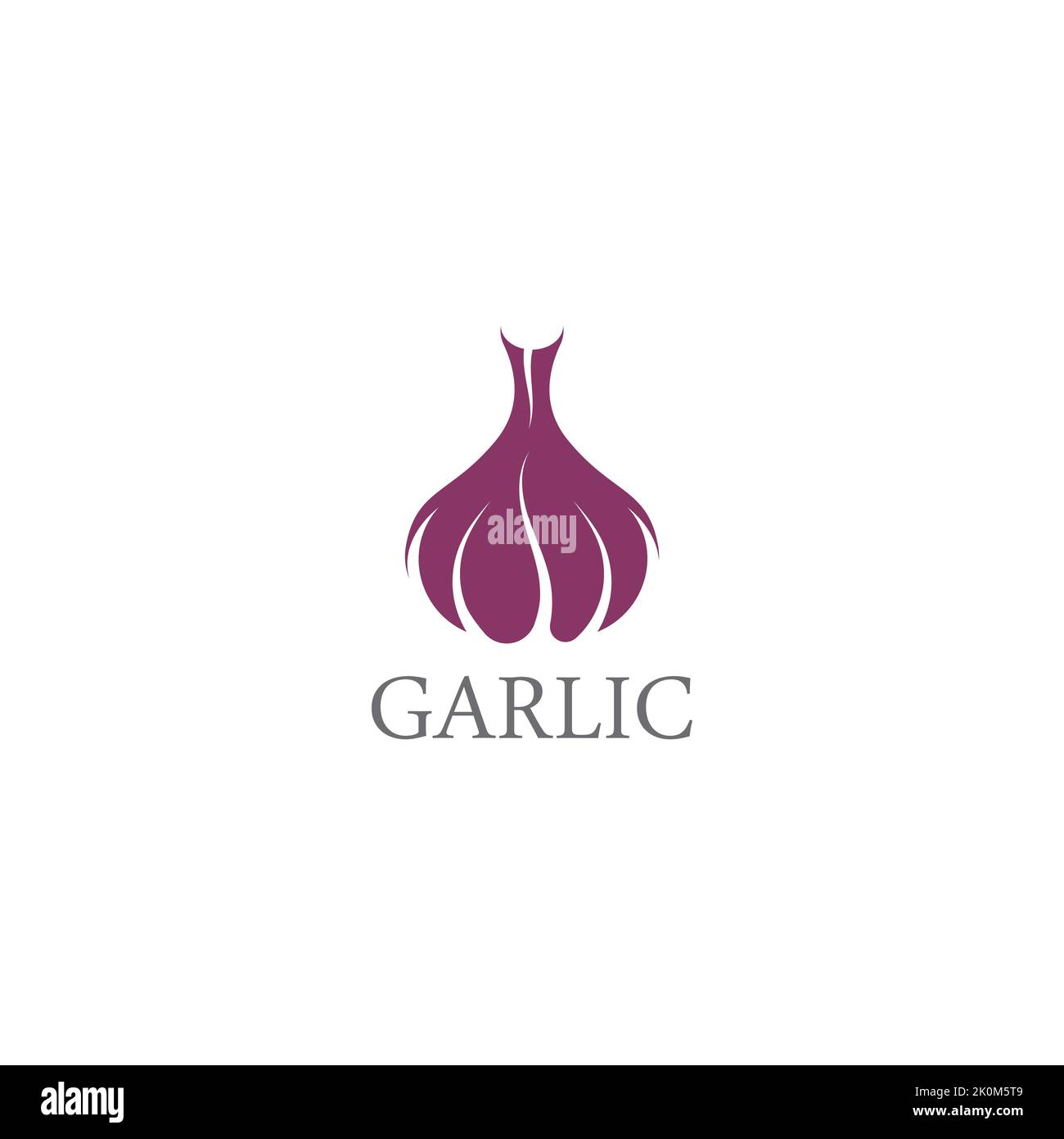 Garlic logo icon symbol design vector illustration Stock Vector Image ...